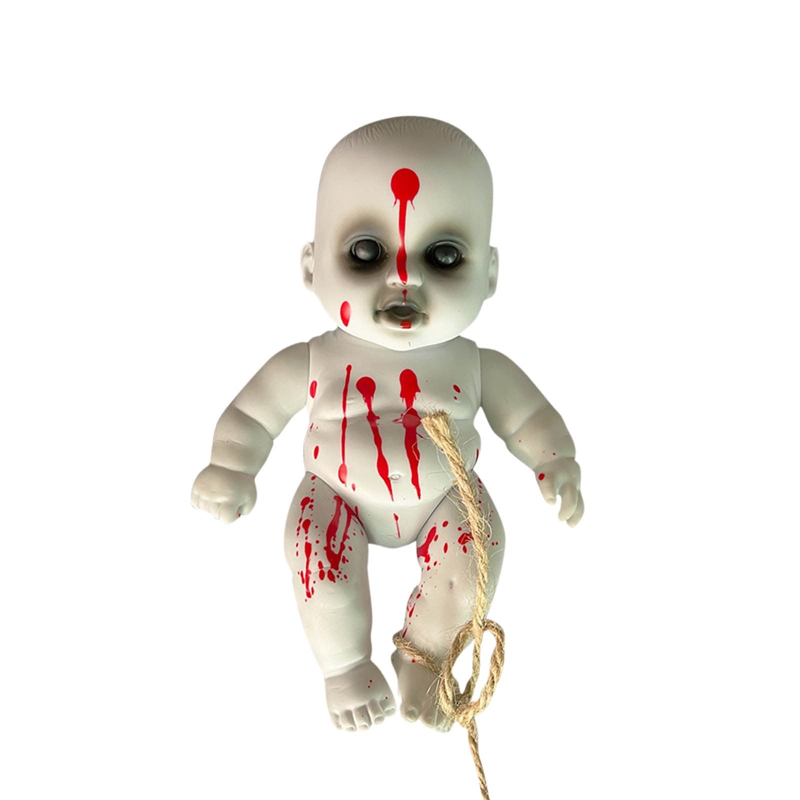 Horror Bloody Baby Doll Halloween Decoration Prop Scary Creepy Haunted ...