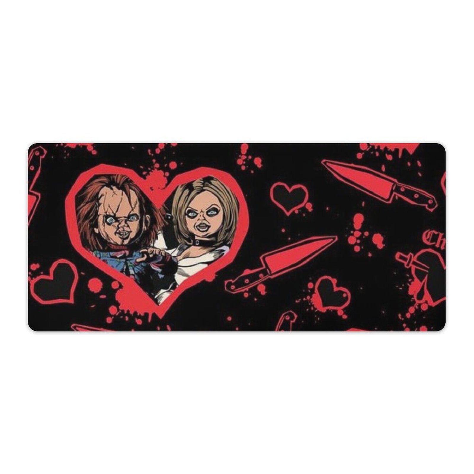 Horror Bride Of Chucky Extended Gaming Mouse Pad No-sliped Large Desk ...