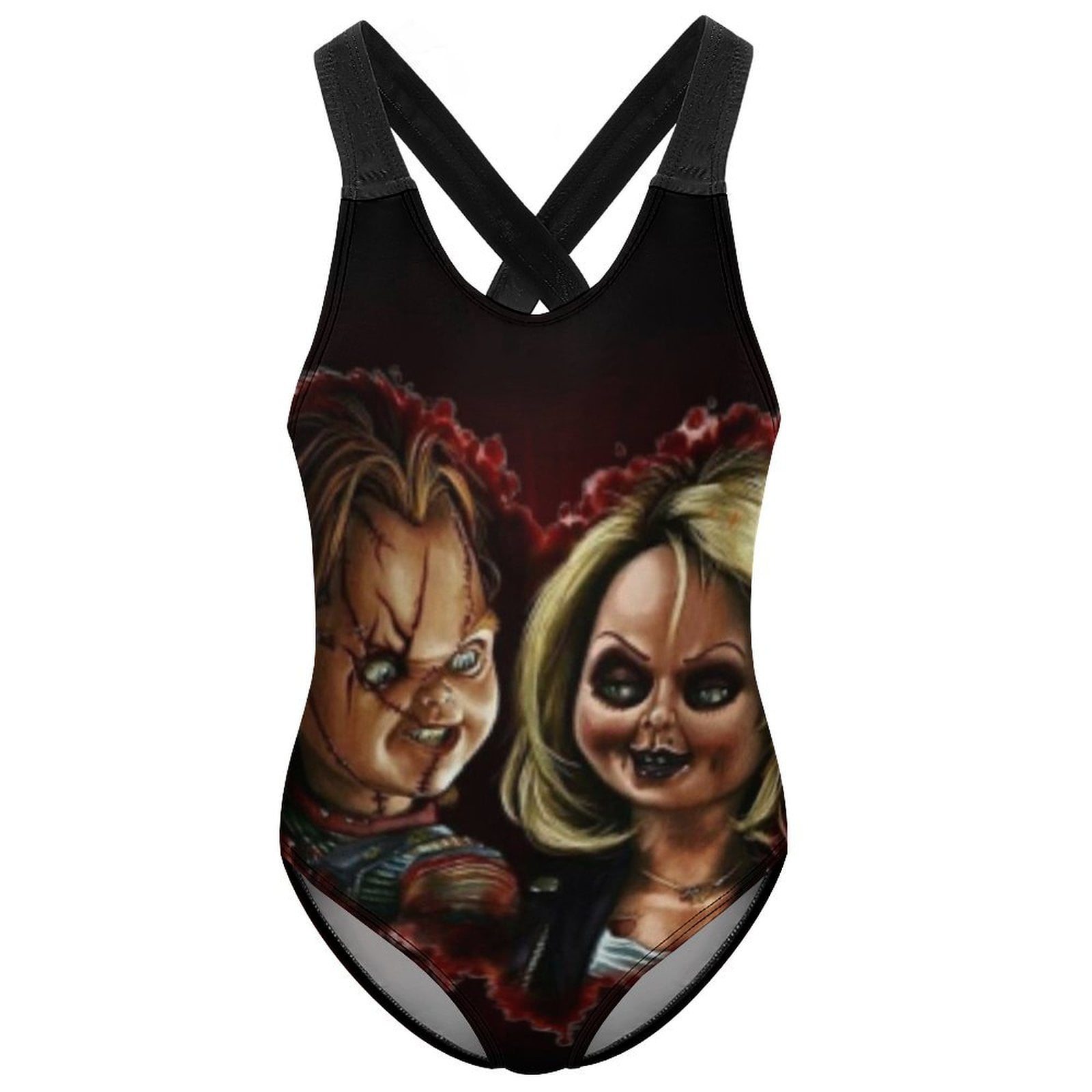 Horror Bride Of Chucky Girl's One-piece Swimsuit Summer Children's ...