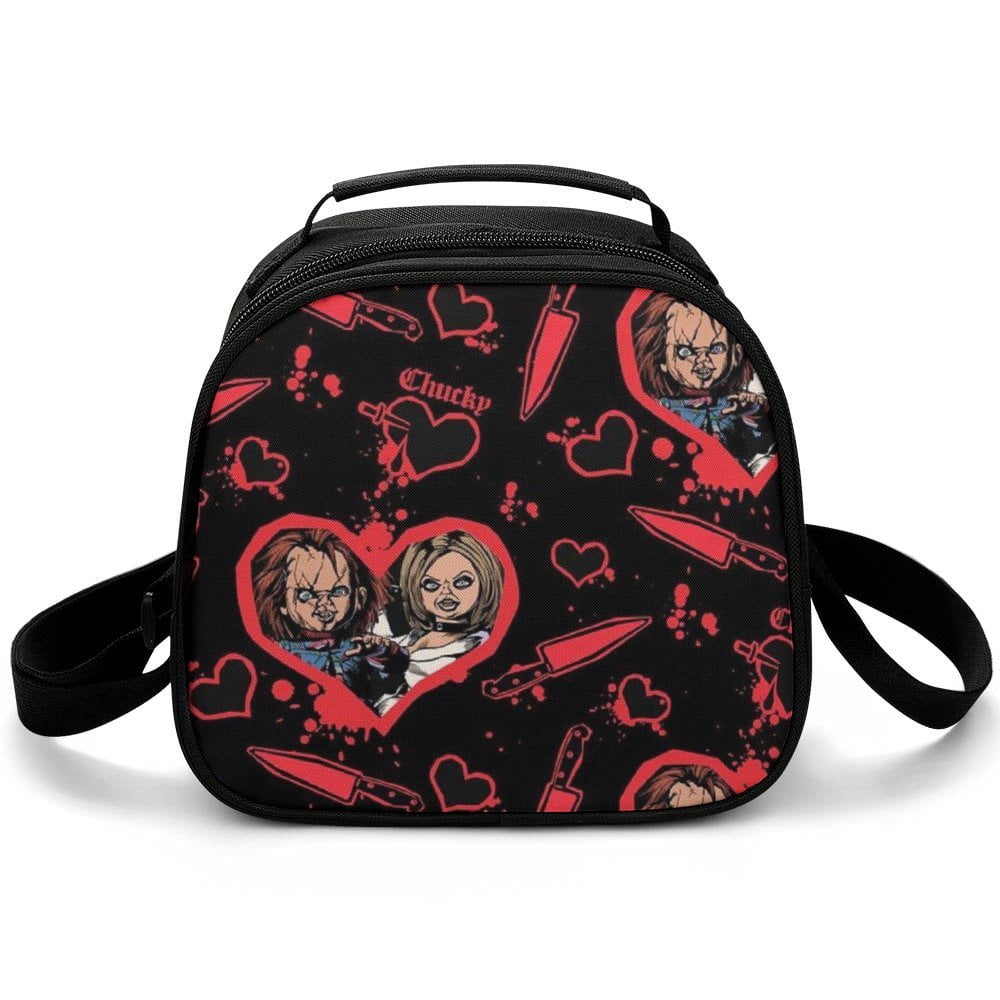 Horror Bride Of Chucky Insulated Lunch Bag Portable Lunch Box Reusable ...