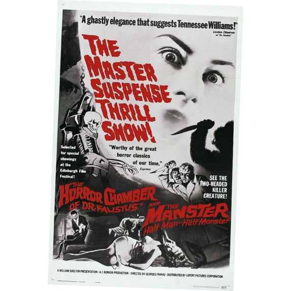 Horror Chamber Movie poster Metal Sign Art Print 8x12 Multi-Color ...