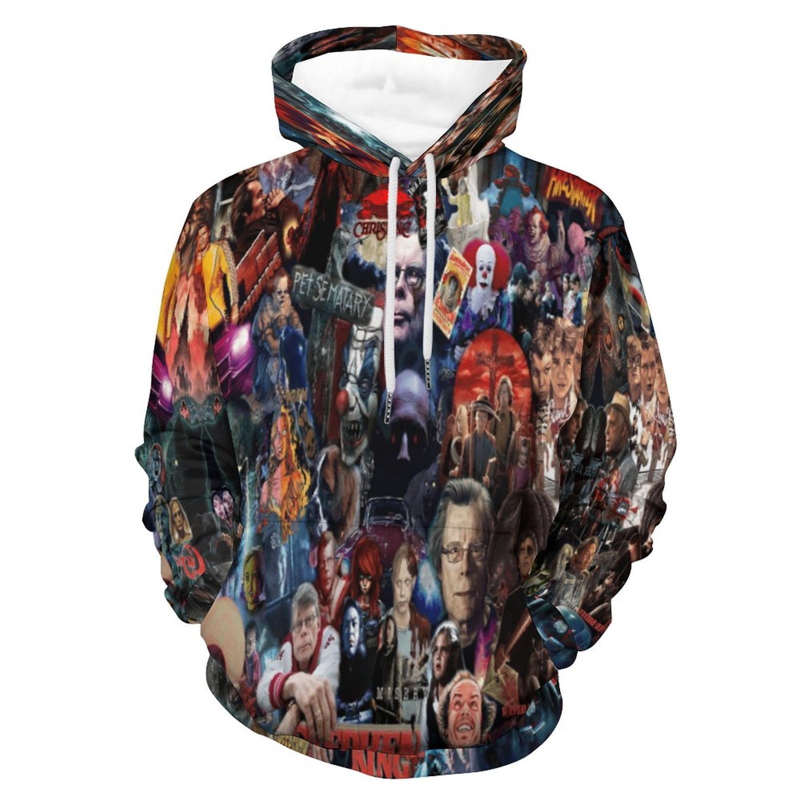 Horror Character Movie Hoodie Costume Cosplay Sweatshirt Sweater 3D ...