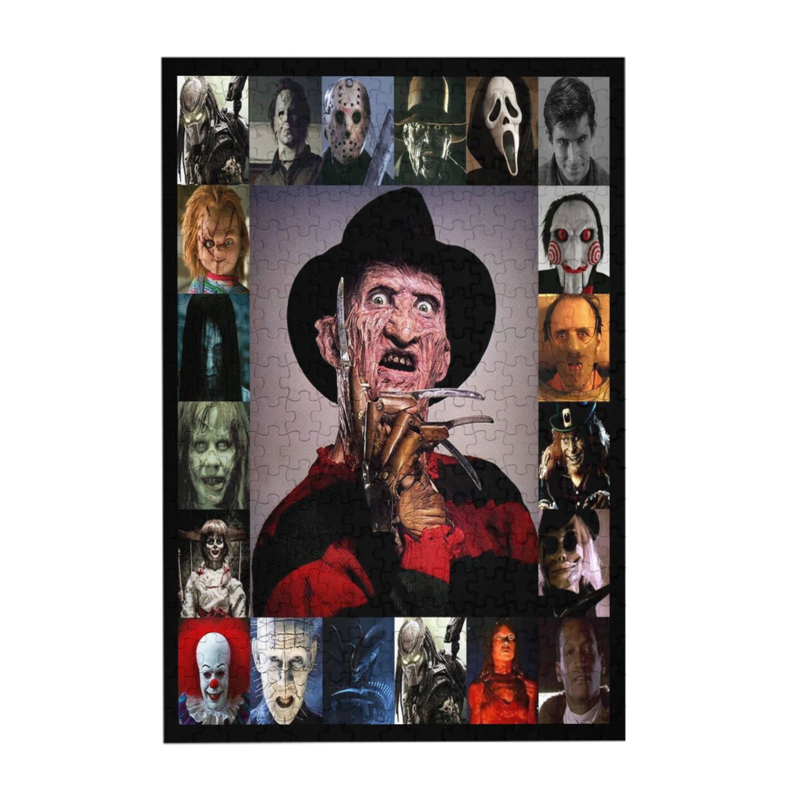 Horror Character Movie Jigsaw Puzzles Novelty Jigsaw Puzzle Cartoon ...