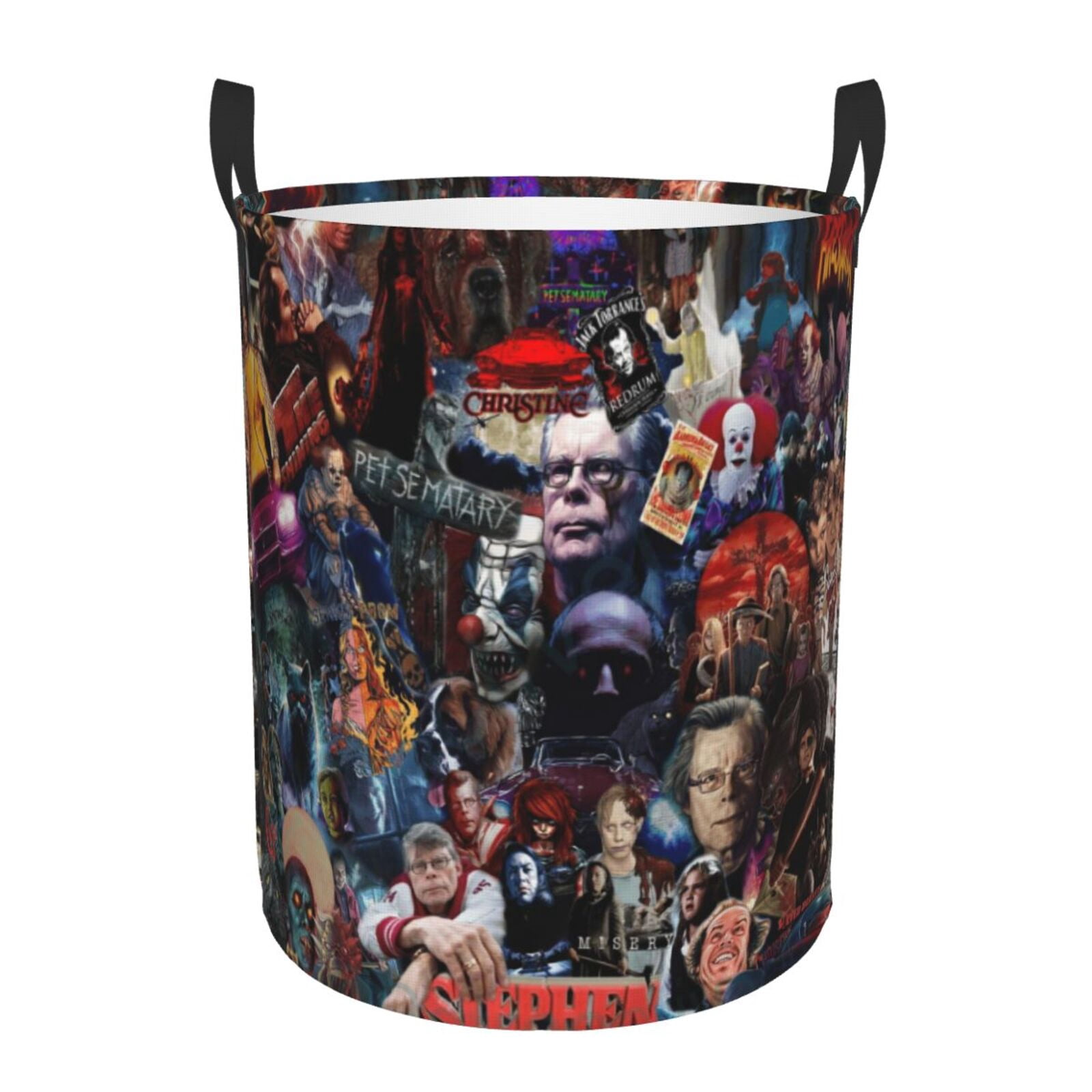 Horror Character Movie Laundry Basket with Handle Waterproof Fabric ...