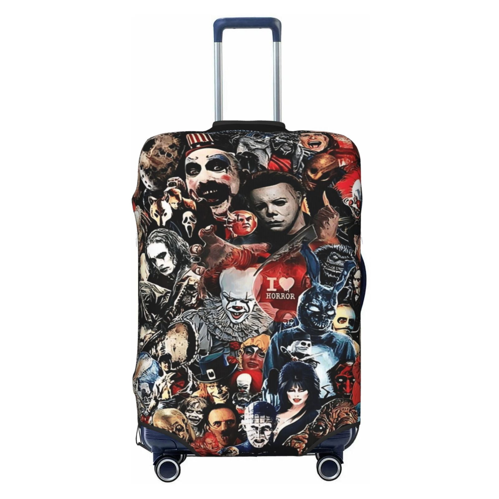 Horror Character Movie Luggage Suitcase Covers Elastic Washable Fashion ...