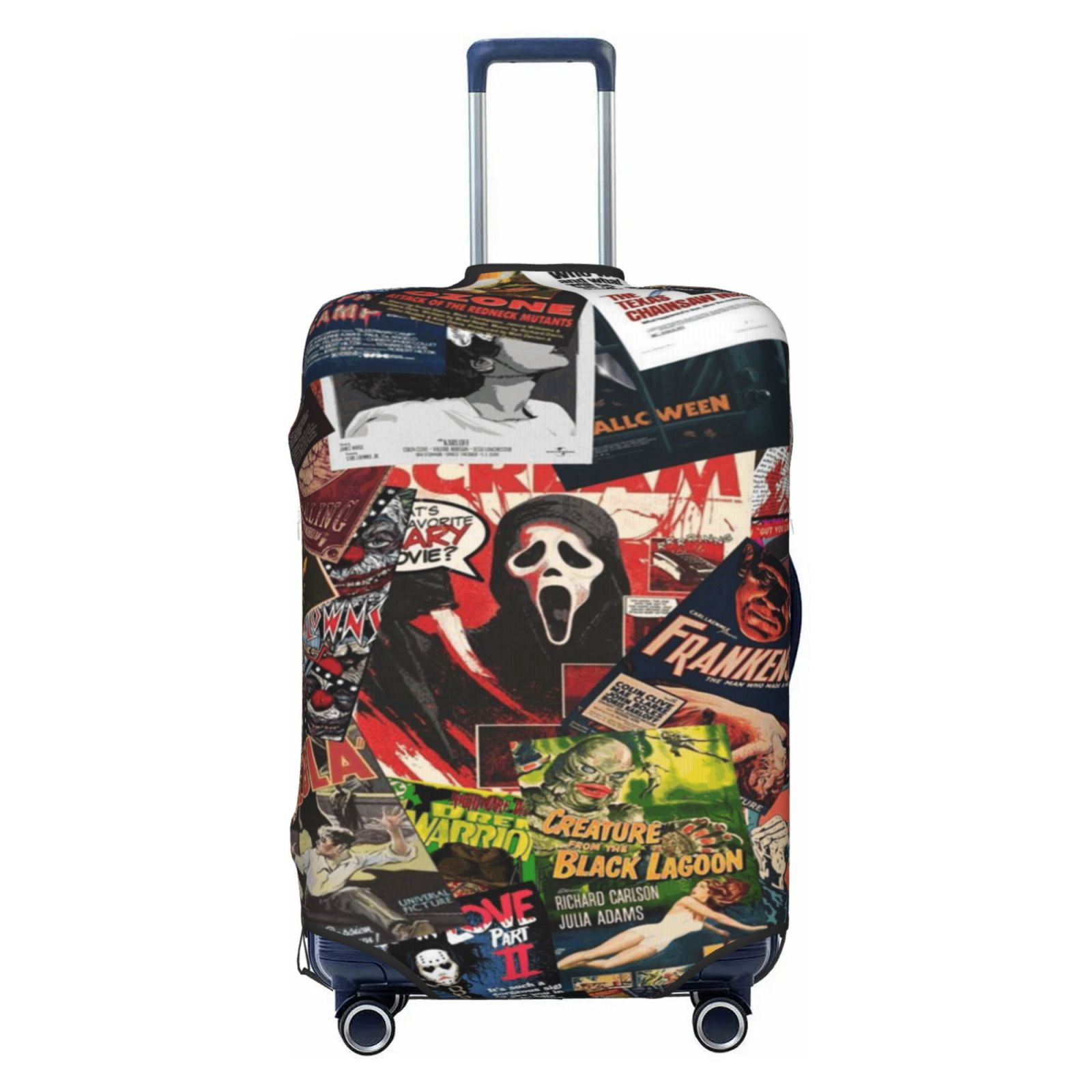 Horror Character Movie Luggage Suitcase Covers Elastic Washable Fashion ...