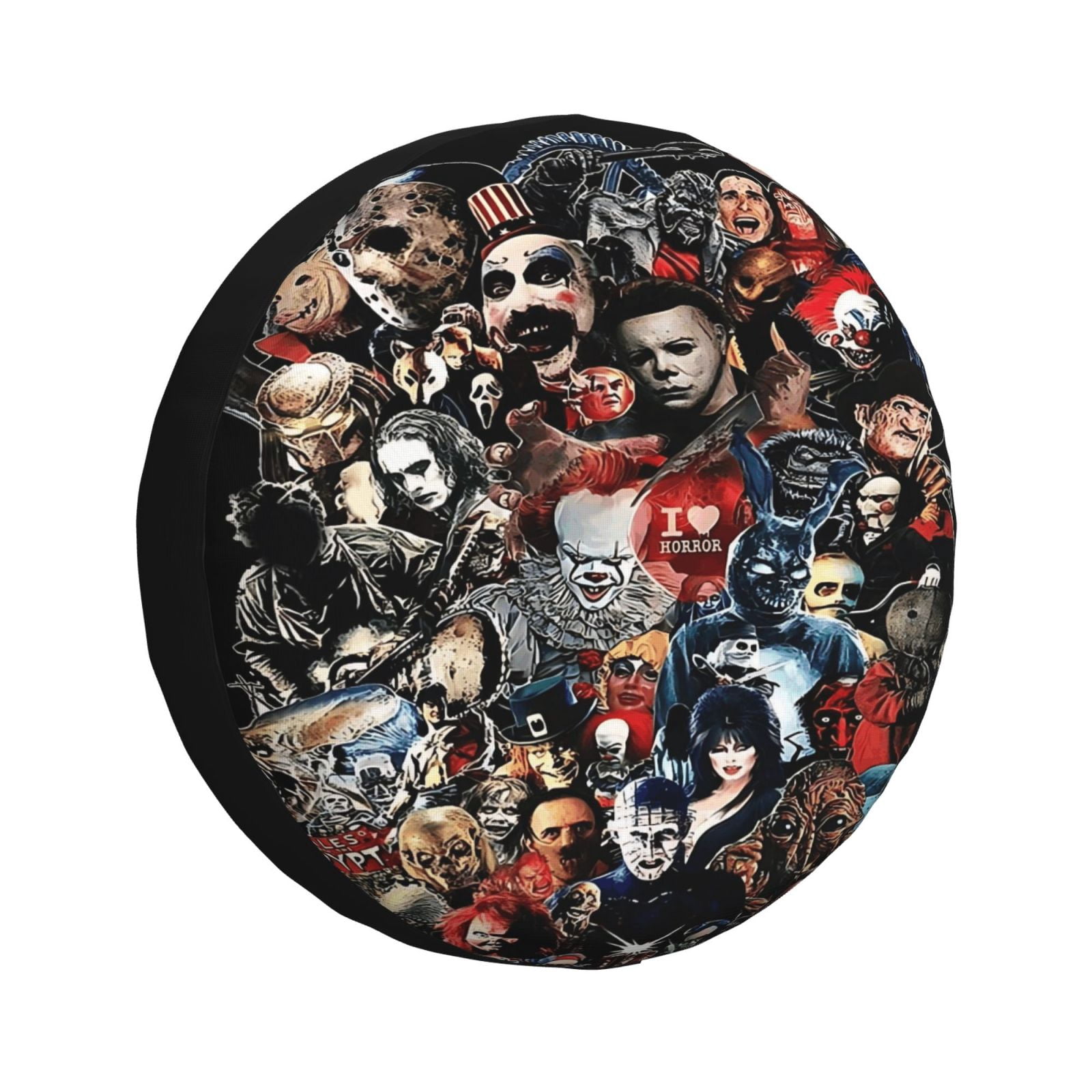 Horror Character Movie Tire Cover Cartoon Weatherproof Universal Wheel ...