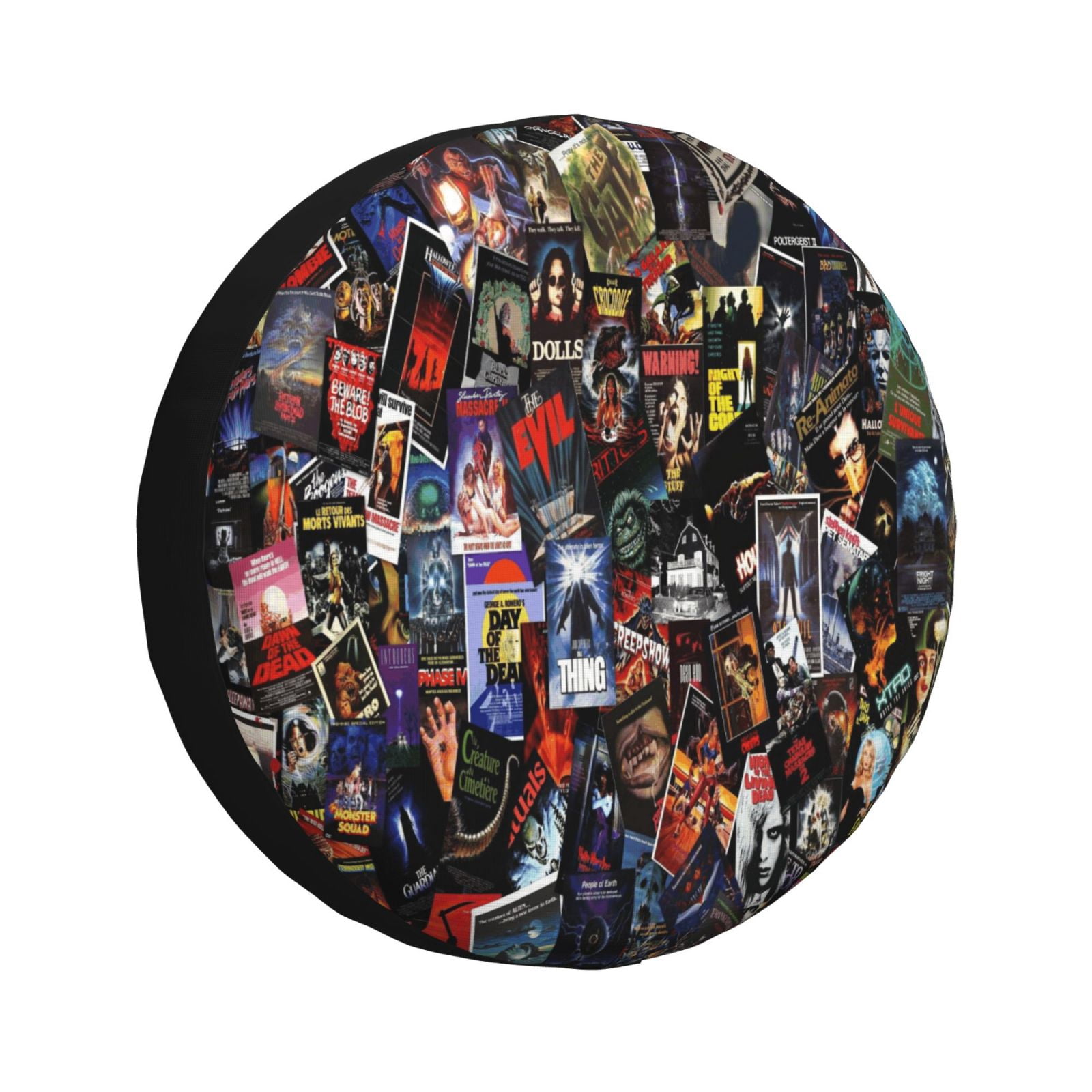Horror Character Movie Tire Cover Cartoon Weatherproof Universal Wheel ...