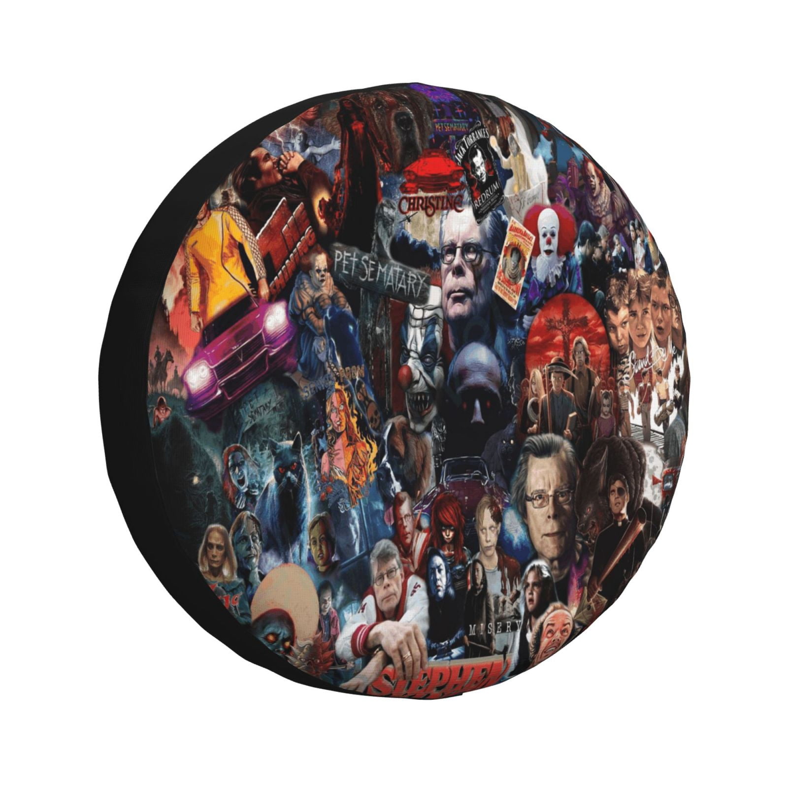 Horror Character Movie Tire Cover Cartoon Weatherproof Universal Wheel ...