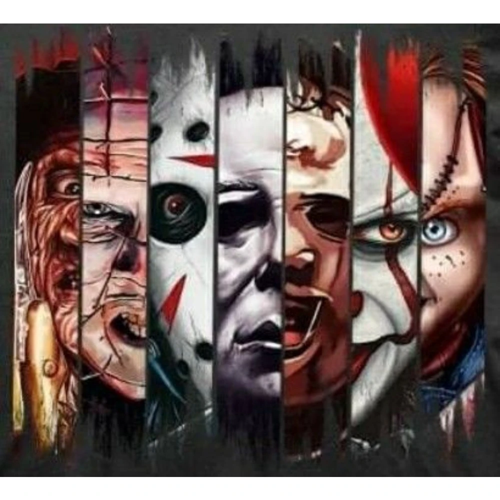 Horror Characters 5D Diamond Painting Tools for Adults DIY Diamond Art ...