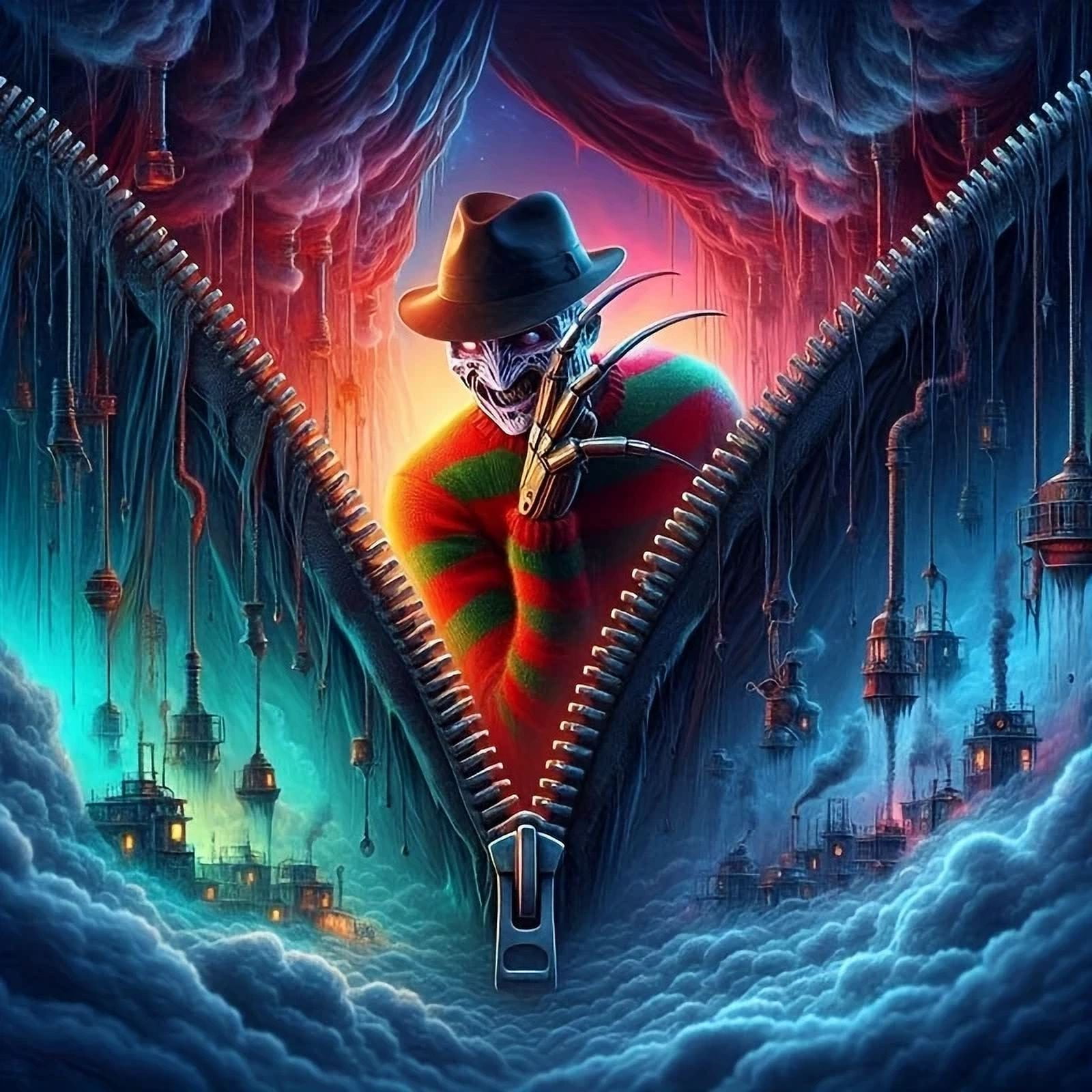 Horror Characters 5D Diamond Painting Tools for Adults DIY Diamond Art ...