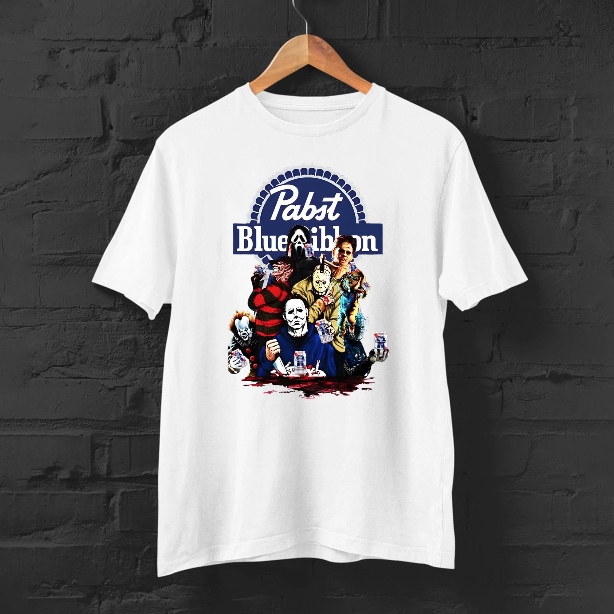 Horror Characters ® Pabst Blue Ribbon Party Shirt-TH52406 - Walmart.com