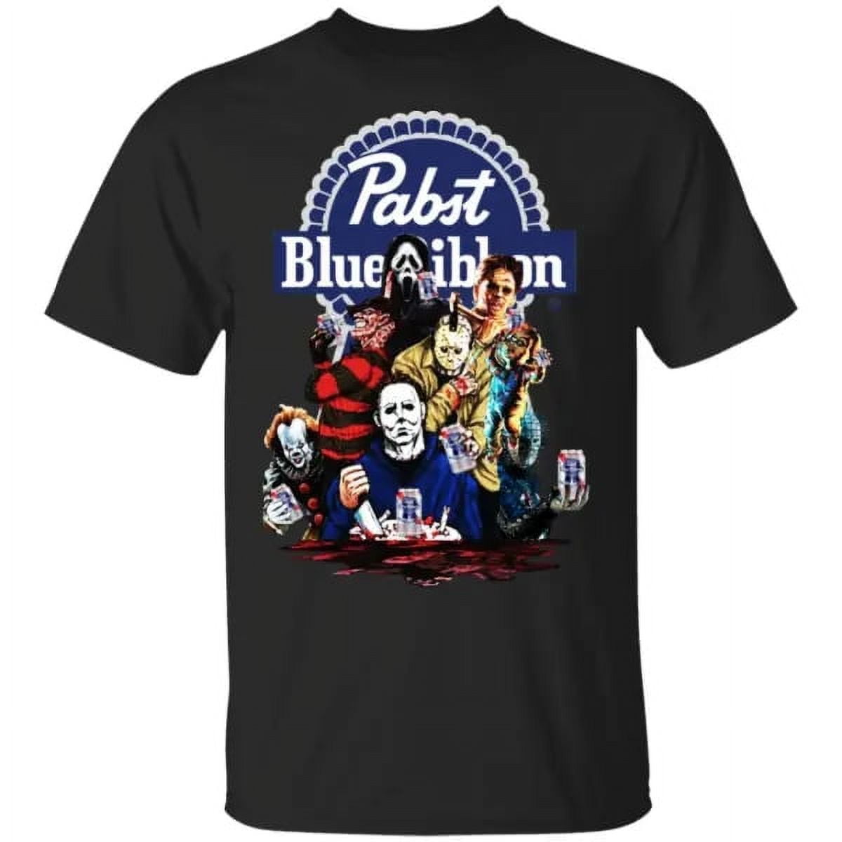 Horror Characters ® Pabst Blue Ribbon Party Shirt - Walmart.com