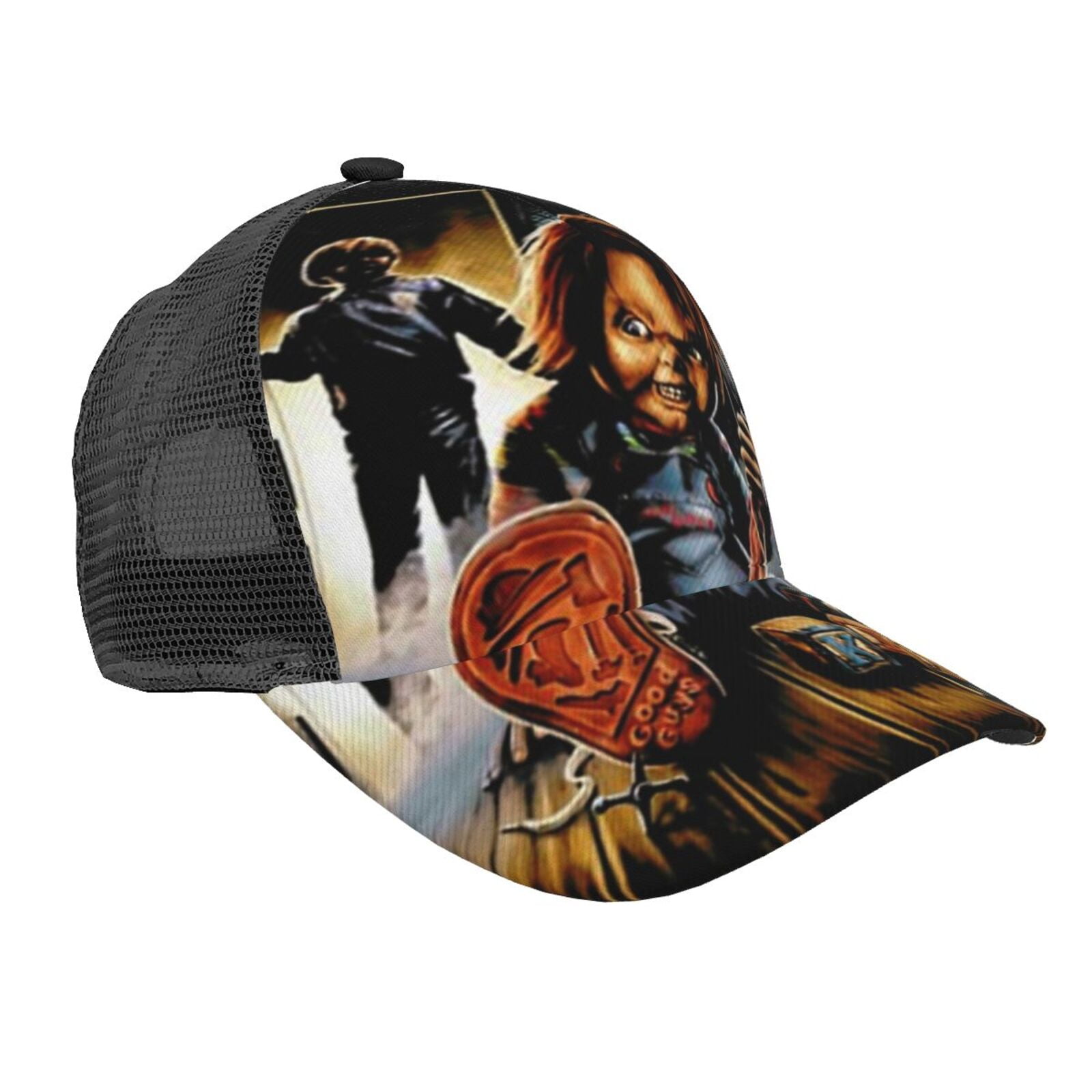 Horror Child Chucky Mesh Baseball Cap Organizer Adjustable Trucker Hat ...