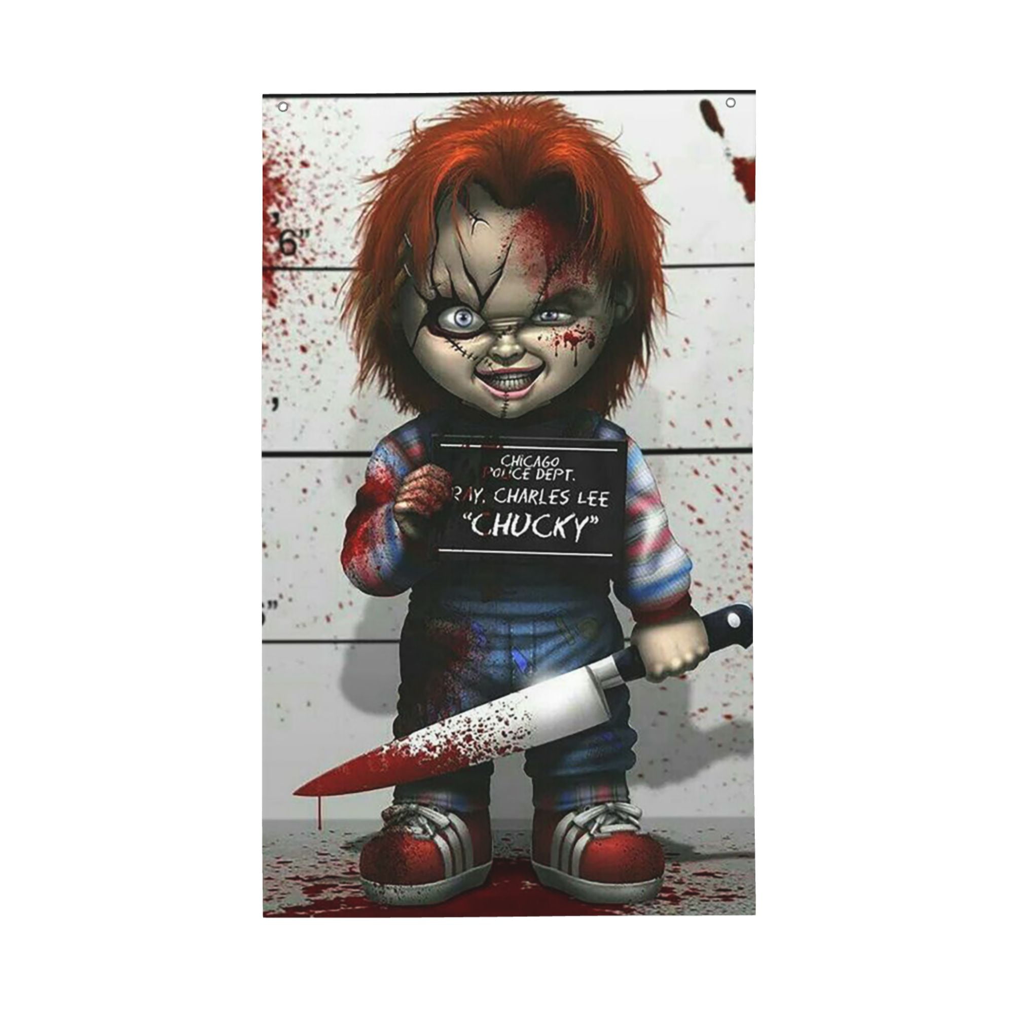 Horror Chucky 3x5FT Flag Garden Flags Courtyard Outdoor Decor Banner ...