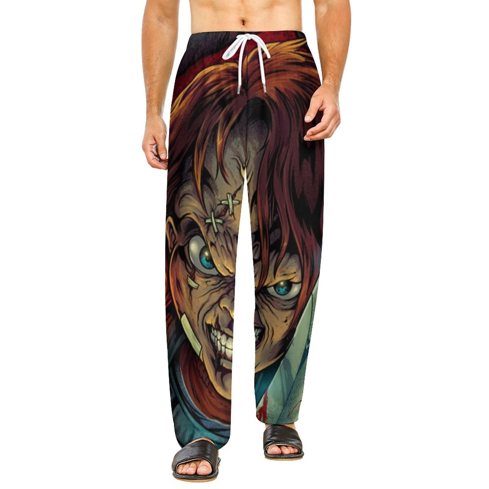 Horror Chucky Blood Unisex Pajama Pants Bottoms Daily Cozy Soft Lounge ...