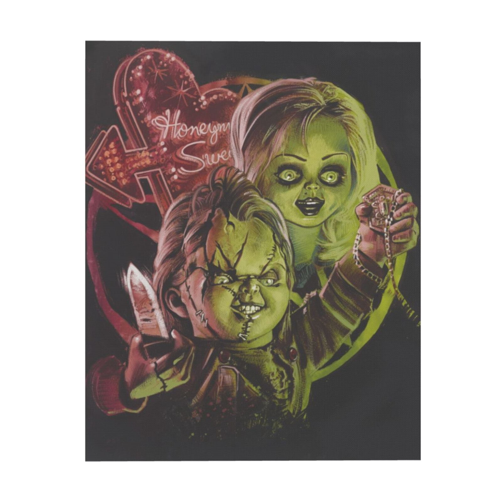 Horror Chucky Canvas Decorative Poster Unframed Wall Art Picture Office ...
