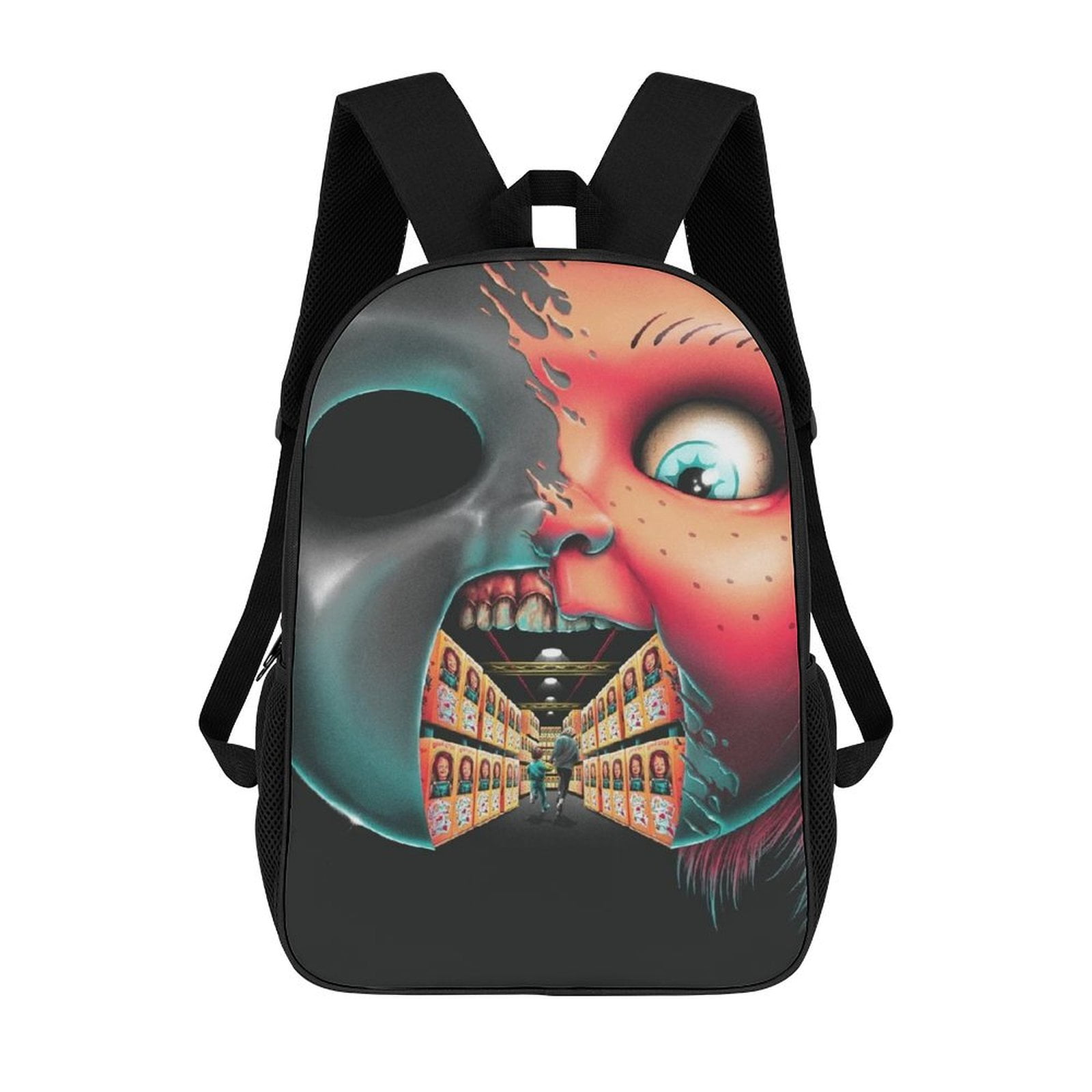 Horror Chucky School Bag Backpack Multipurpose Daypack Adjustable Shoulders Satchel Bookbag ...