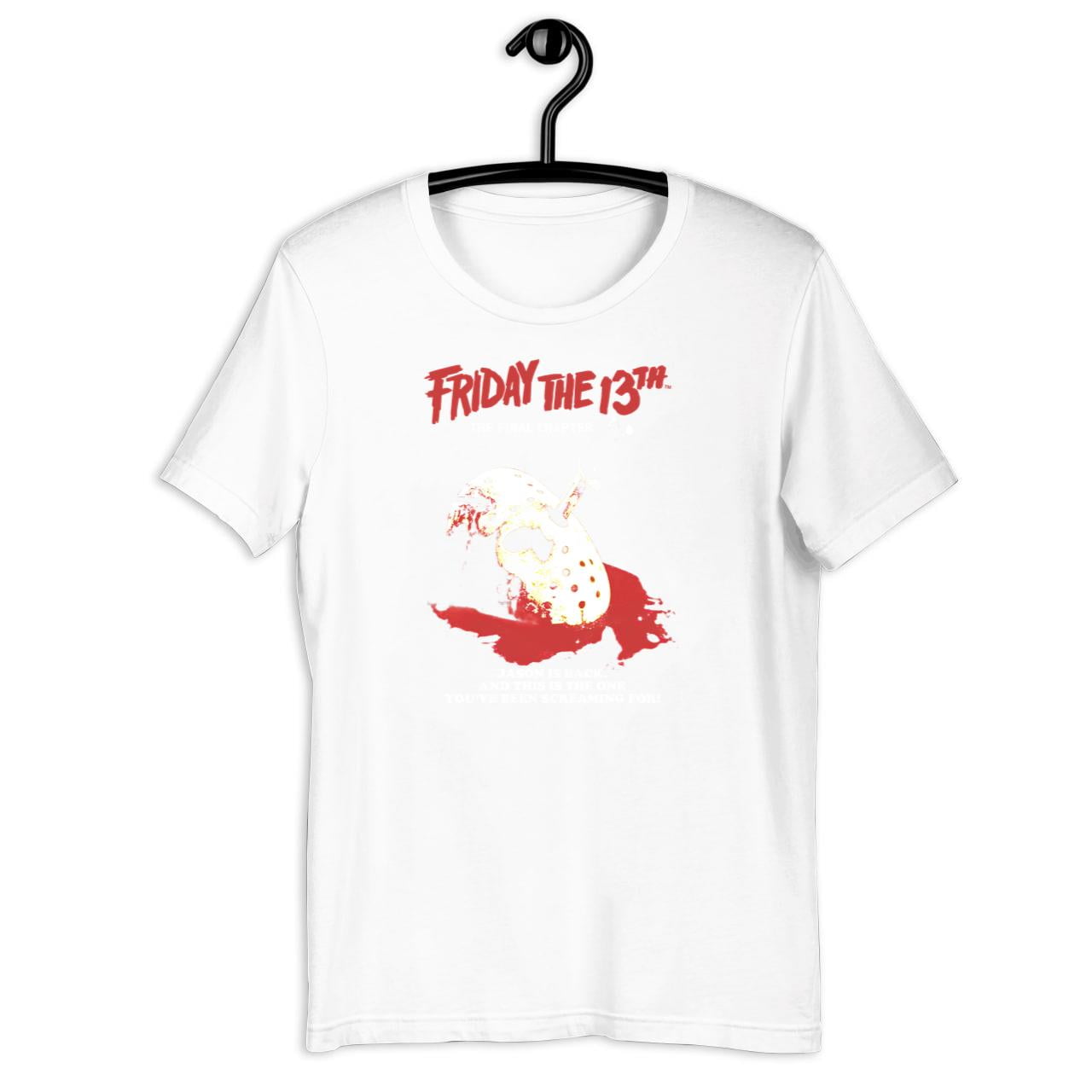 Horror Classic The Final Chapter Men's Horror Mask Adult Short Sleeve ...