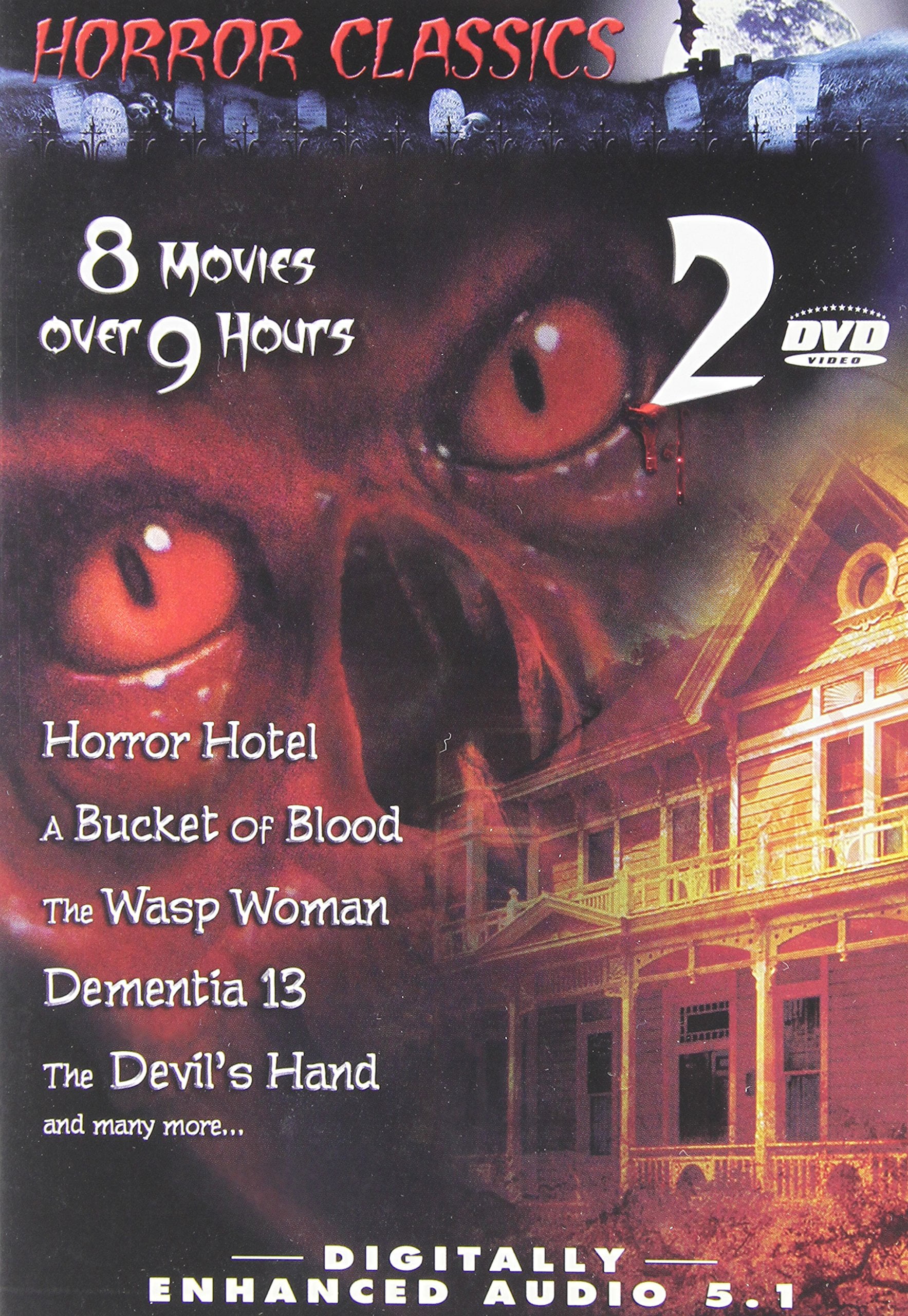 Horror Classics, Vol. 2 - 8 Movies (DVD, 2003, 2-Disc Set) NEW ...
