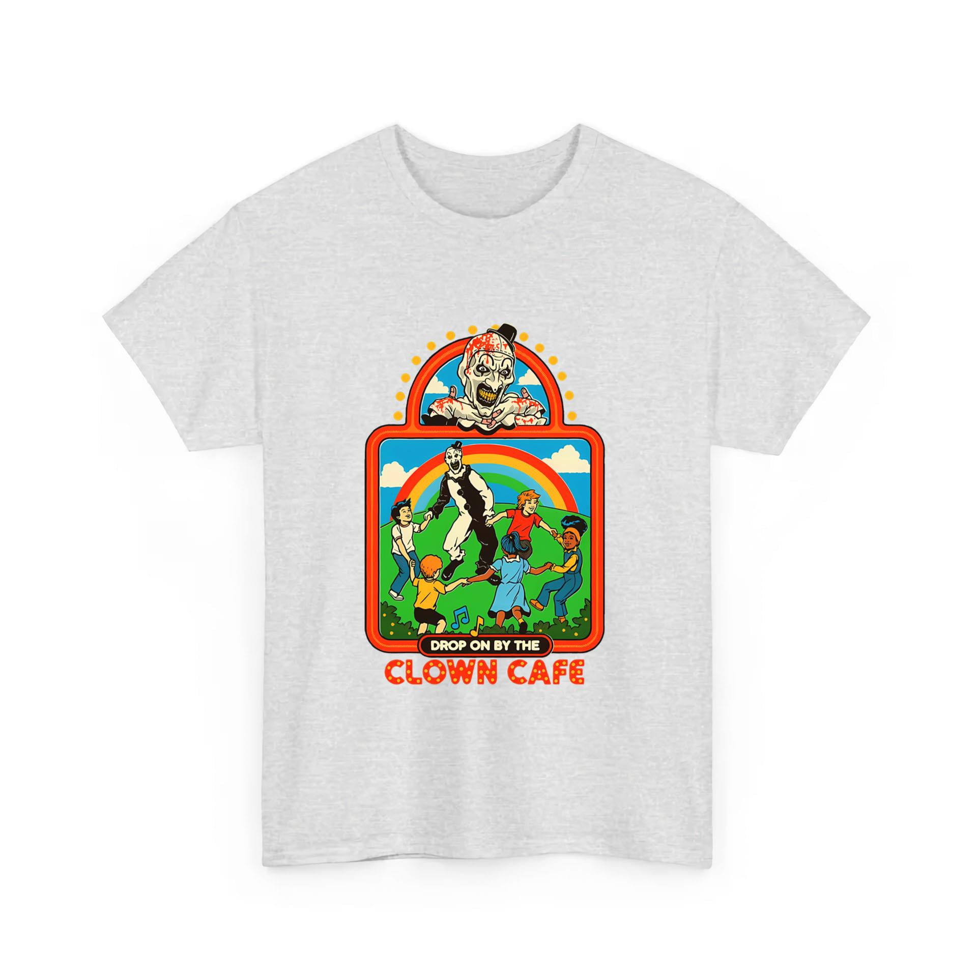 Horror Clown Café Shirt – Creepy Retro Diner Design, S-3XL - Walmart.com