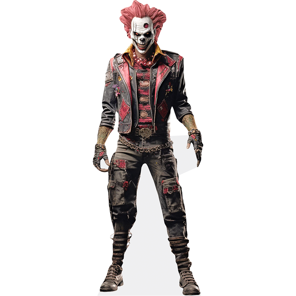 Horror Clown (Red Hair) Mini Cardboard Cutout Standee - Walmart.com