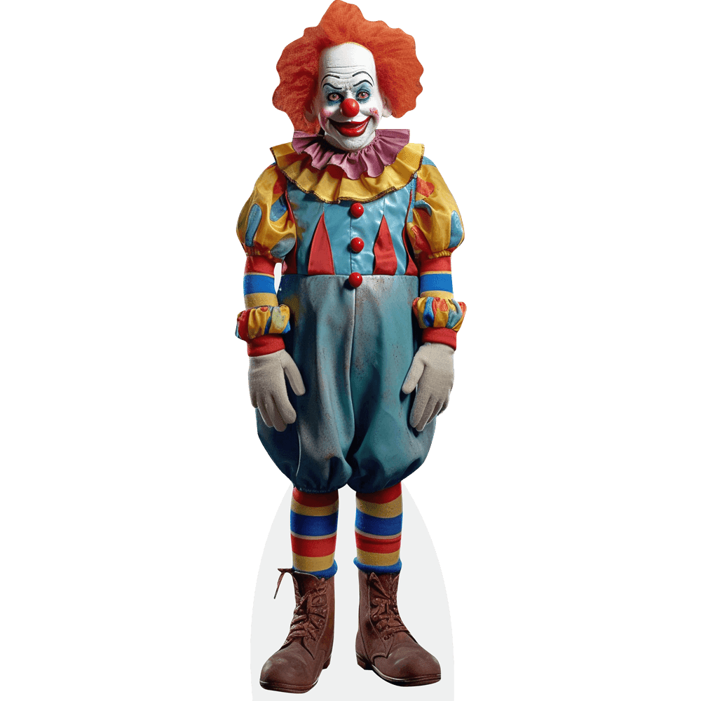 Horror Clown (Traditional) Mini Cardboard Cutout Standee - Walmart.com