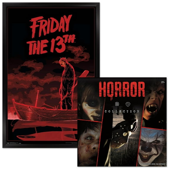 Horror Collection Framed Poster and 2025 Calendar - Walmart.com