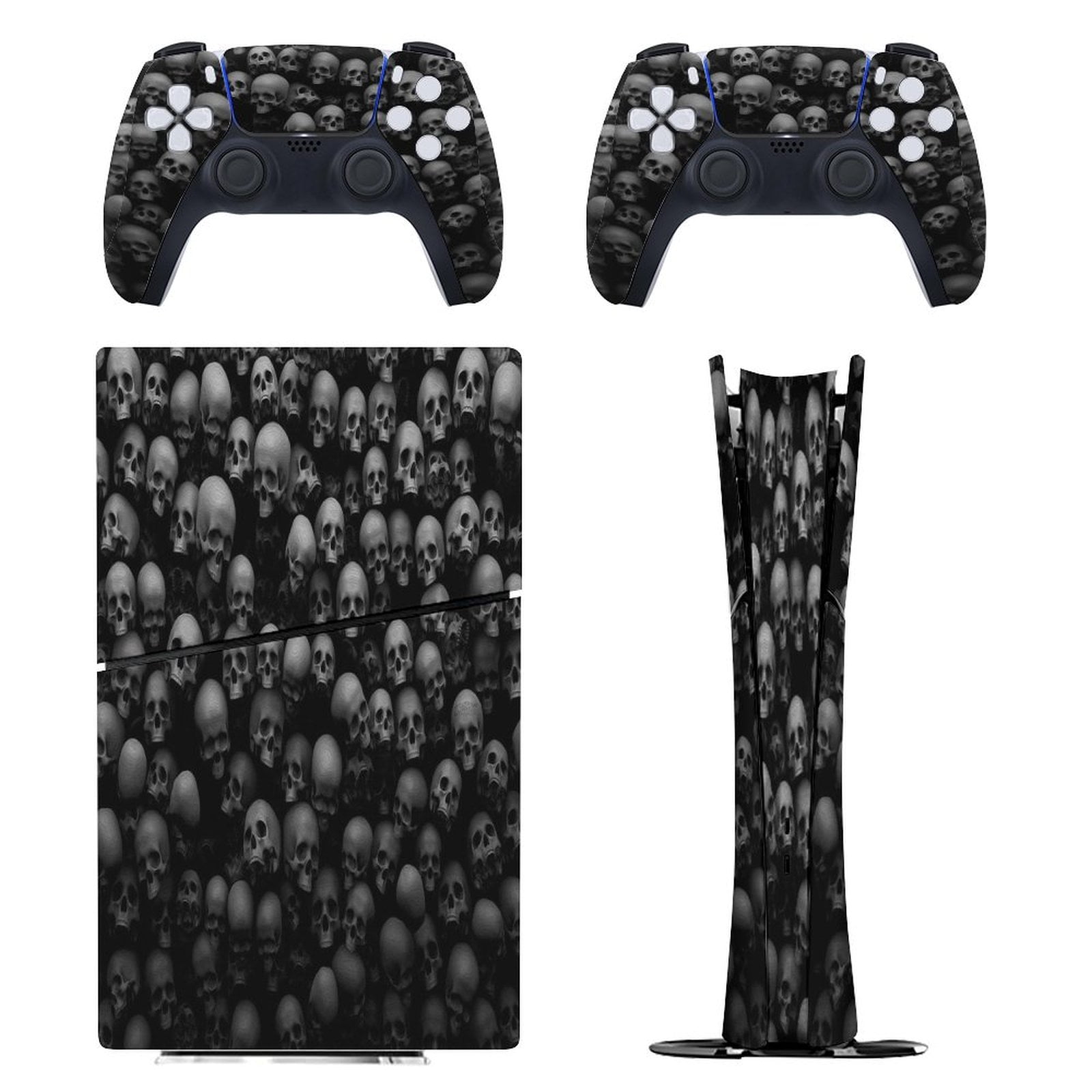 Horror Collection Skull PS5/PS5 Pro/PS5 Slim Digital Disc Skin Sticker ...