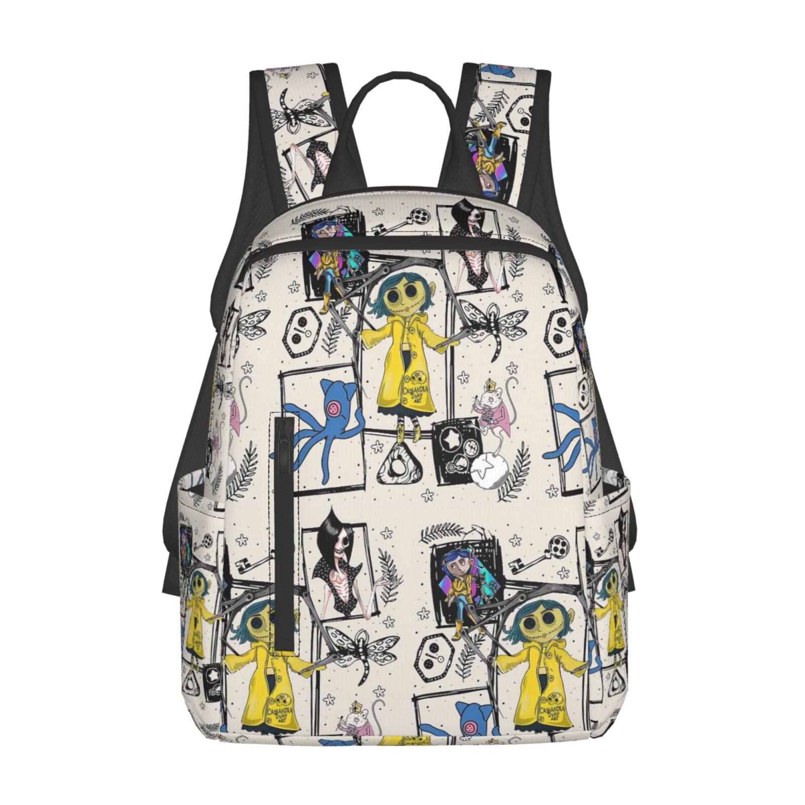 Horror Coraline Backpacks Large Capacity Travel Backpacks Laptop Bag ...