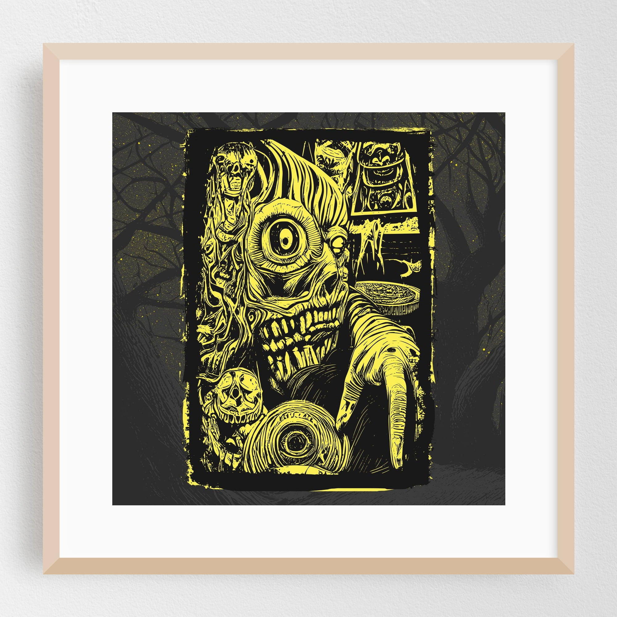 Horror Creatures and Scary Monsters. Episode 4 - Illustration Creepy ...