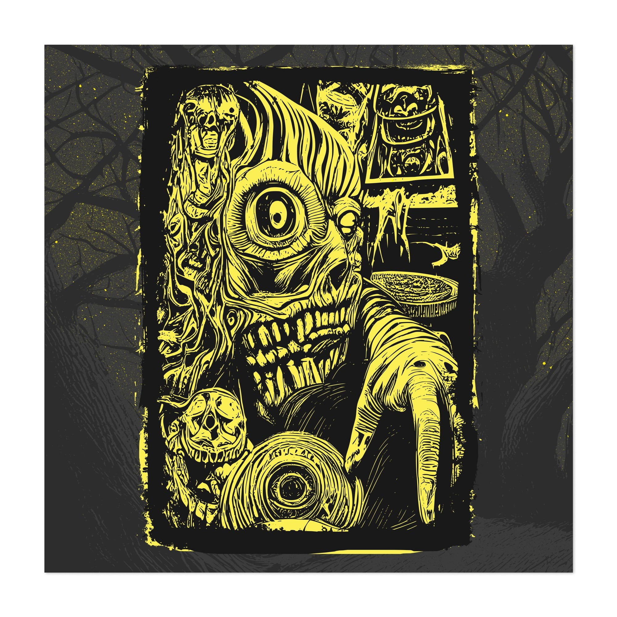 Horror Creatures and Scary Monsters. Episode 4 - Illustration Creepy ...