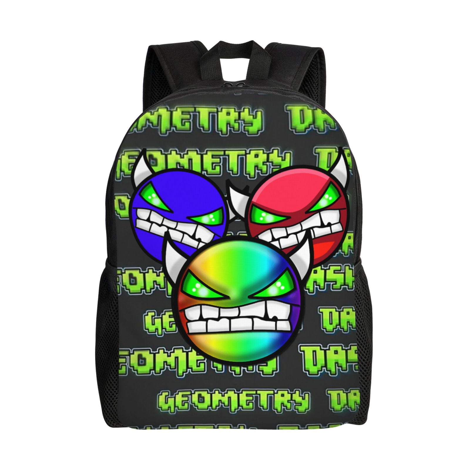 Horror Demon Geometry Dash Backpack Large Capacity Portable Backpack ...