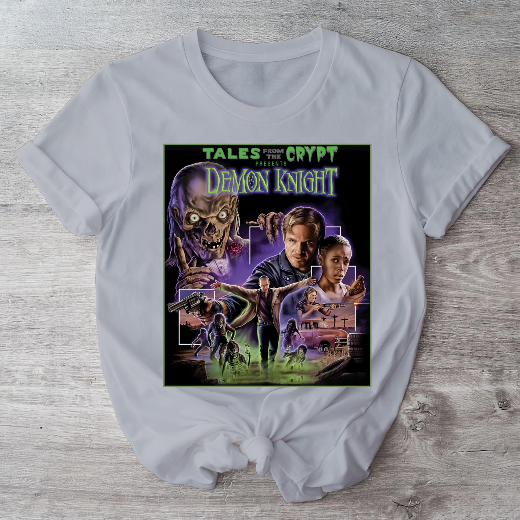Horror Demon Knight Fitted Shirt Unisex Heavy Cotton Tee - Walmart.com