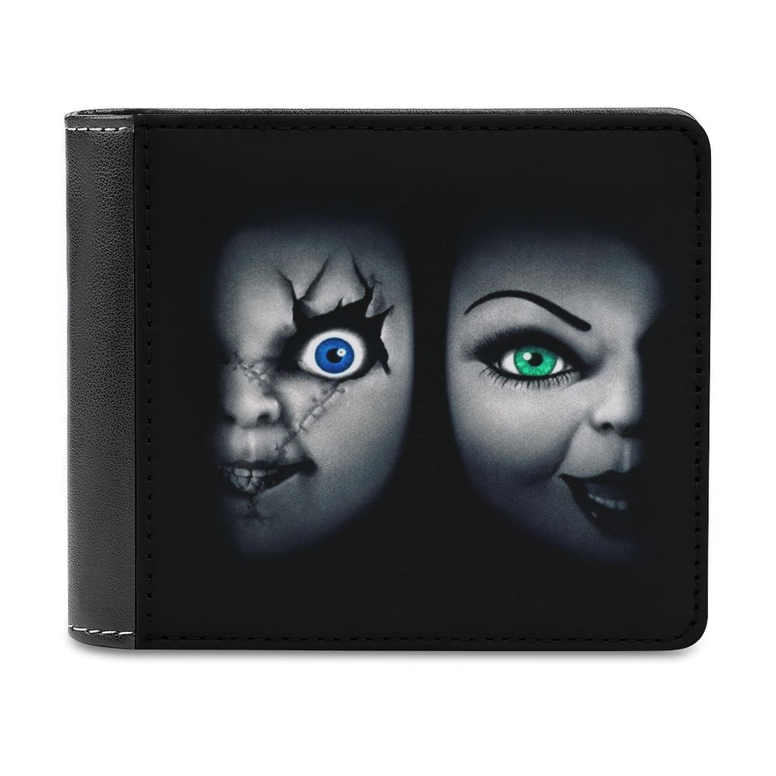 Horror Film Bride Of Chucky PU Leather Wallet With Card Slots Bifold ...