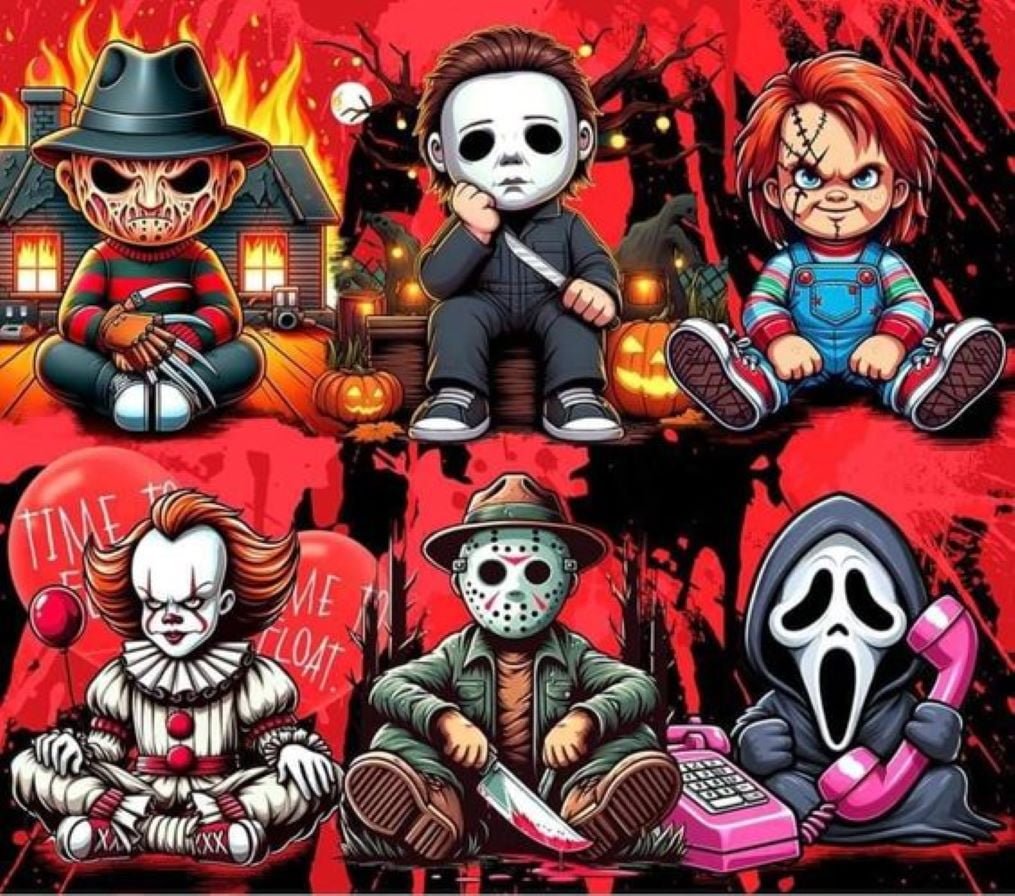 Horror Film Diamond Painting Kits for Adults 5D DIY Round Diamond ...