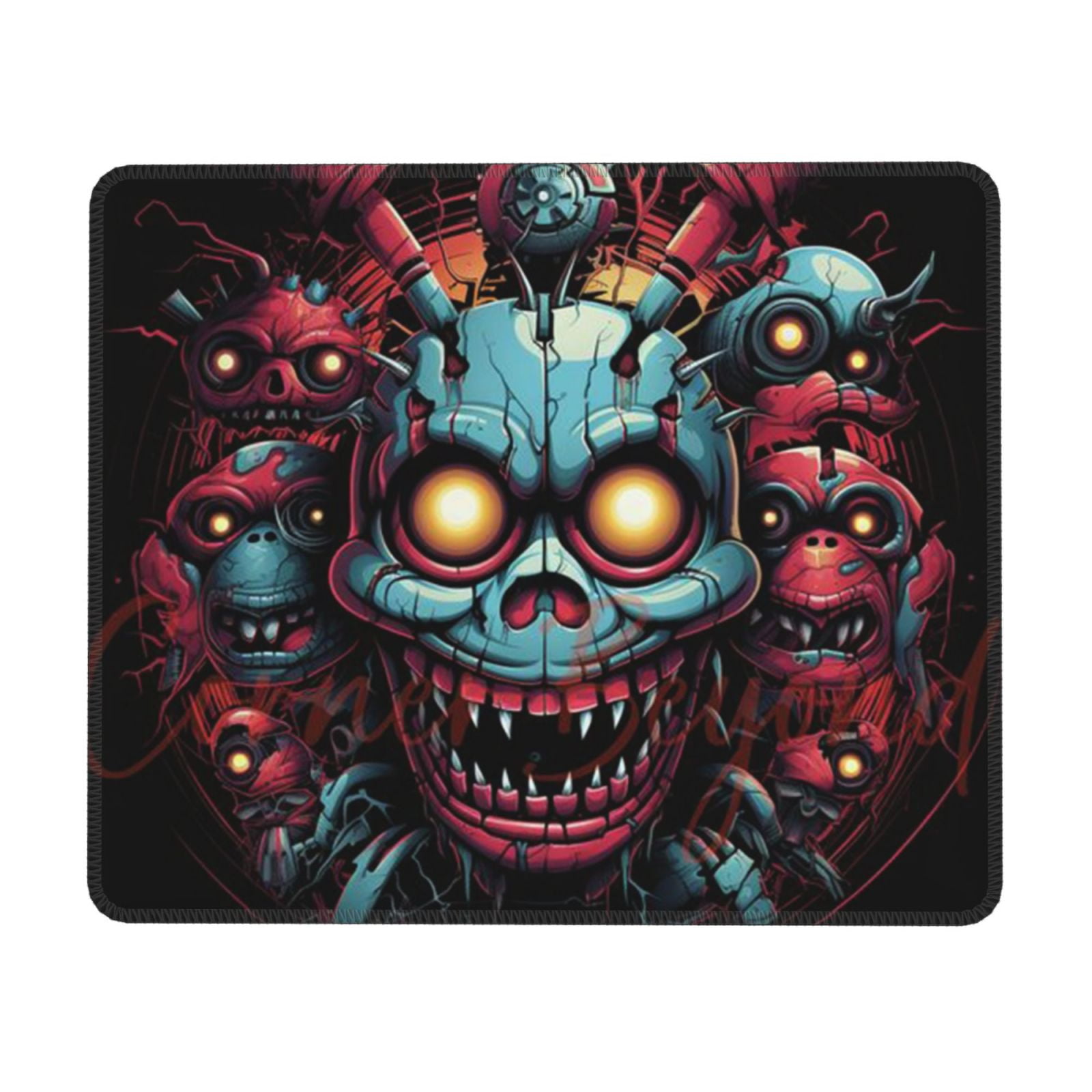 Horror Five Nights at Freddy's Mouse Pad Non-Slip Rubber Base Mousepad ...