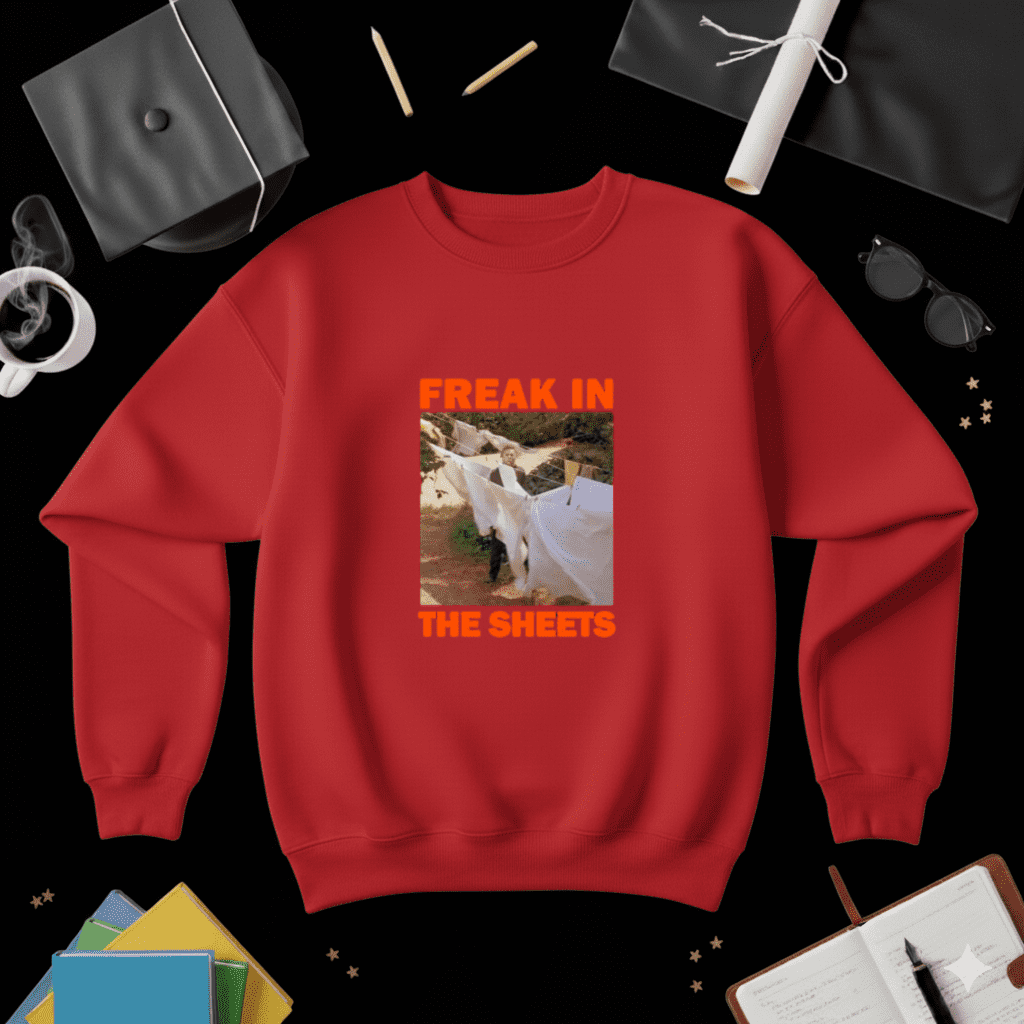 Horror Freak Pumpkin Mask Classic Scary Movie Style Sweatshirt, up to ...