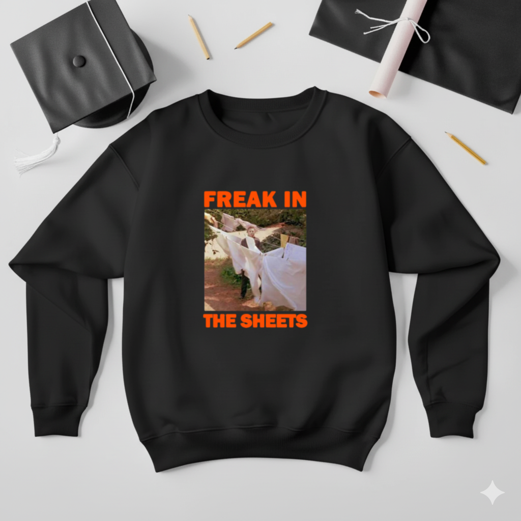 Horror Freak Pumpkin Mask Classic Scary Movie Style Sweatshirt, up to ...