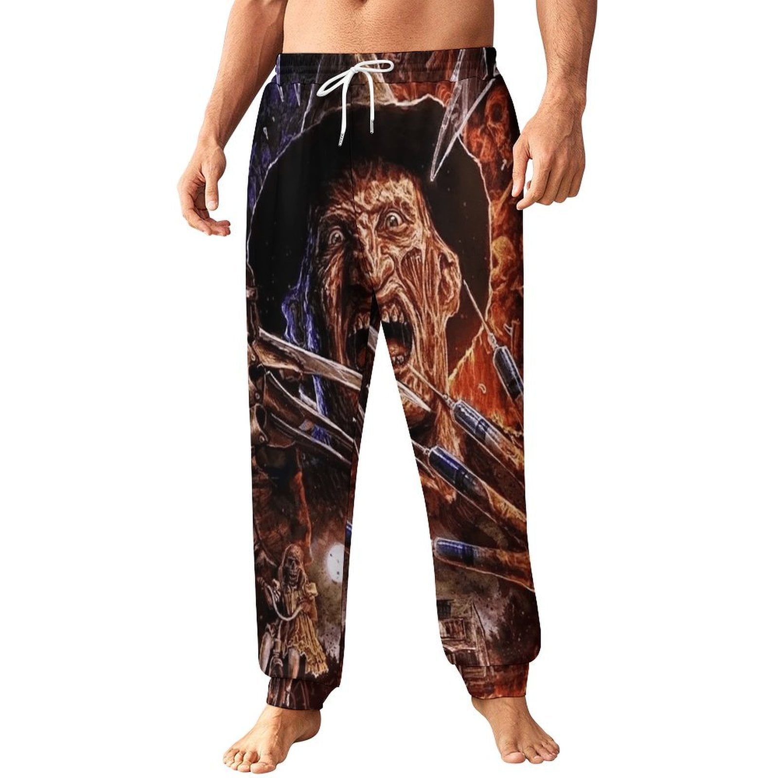 Horror Freddy Krueger Men's Athletic Joggers Stretch Sweatpants Running ...