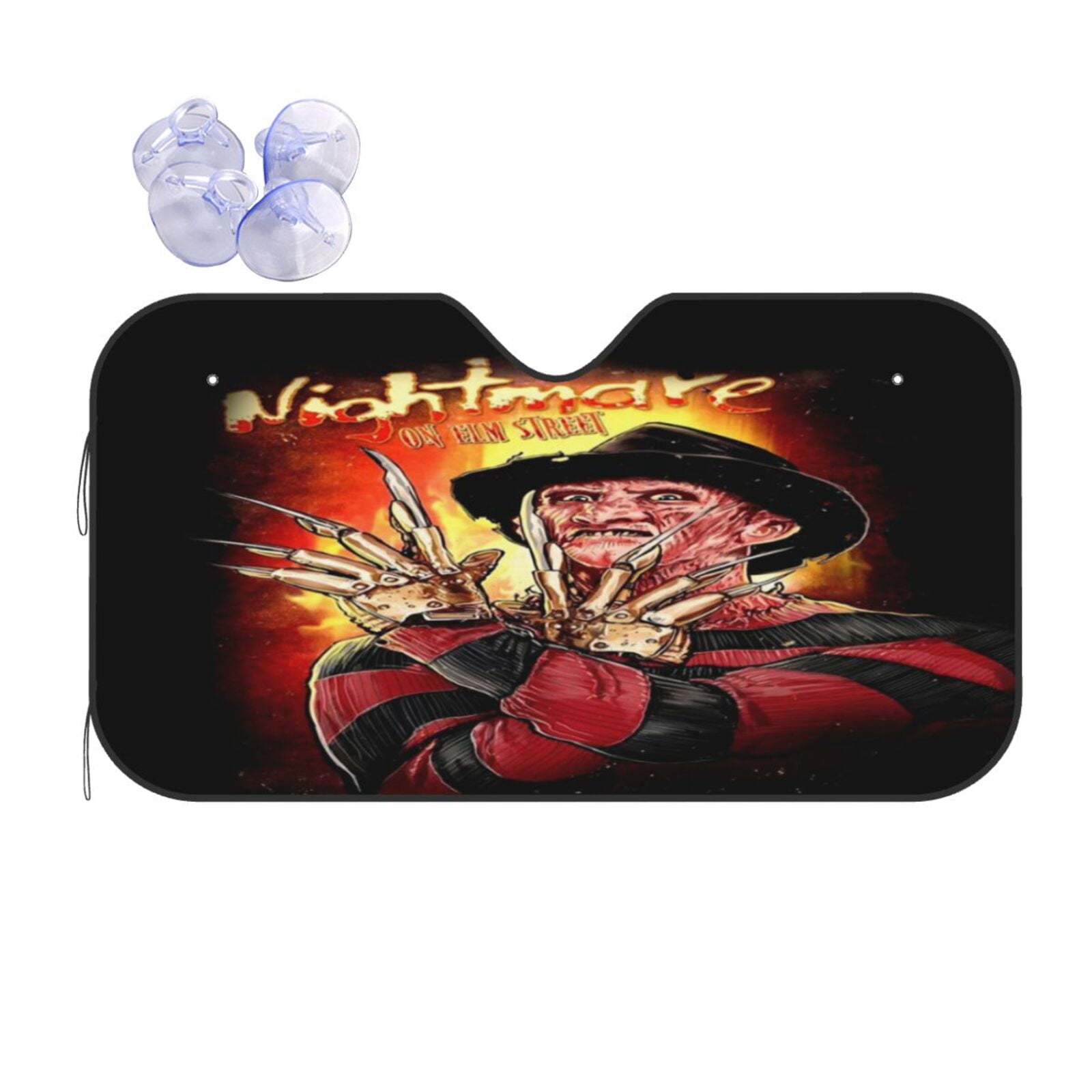 Horror Freddy Movie Krue-Ge2 Car Sunshade Front Windshield Sun Shades ...