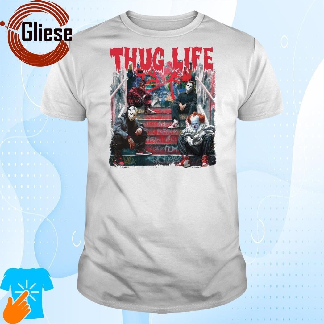 Horror Friend Thug Life Horror Movie Halloween 2024 T Shirt - Walmart.com