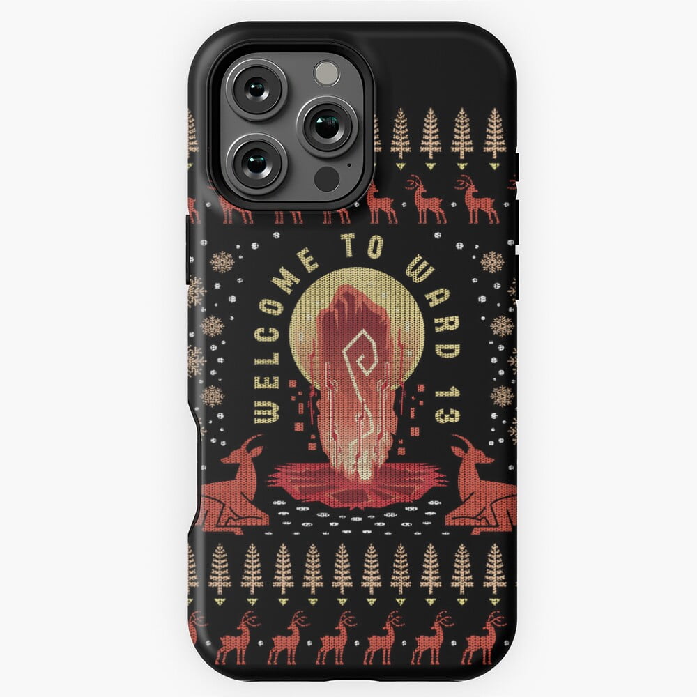 Horror Game Ward Art Creepy Gamer Design Phone Case For iPhone 17 16 15 ...