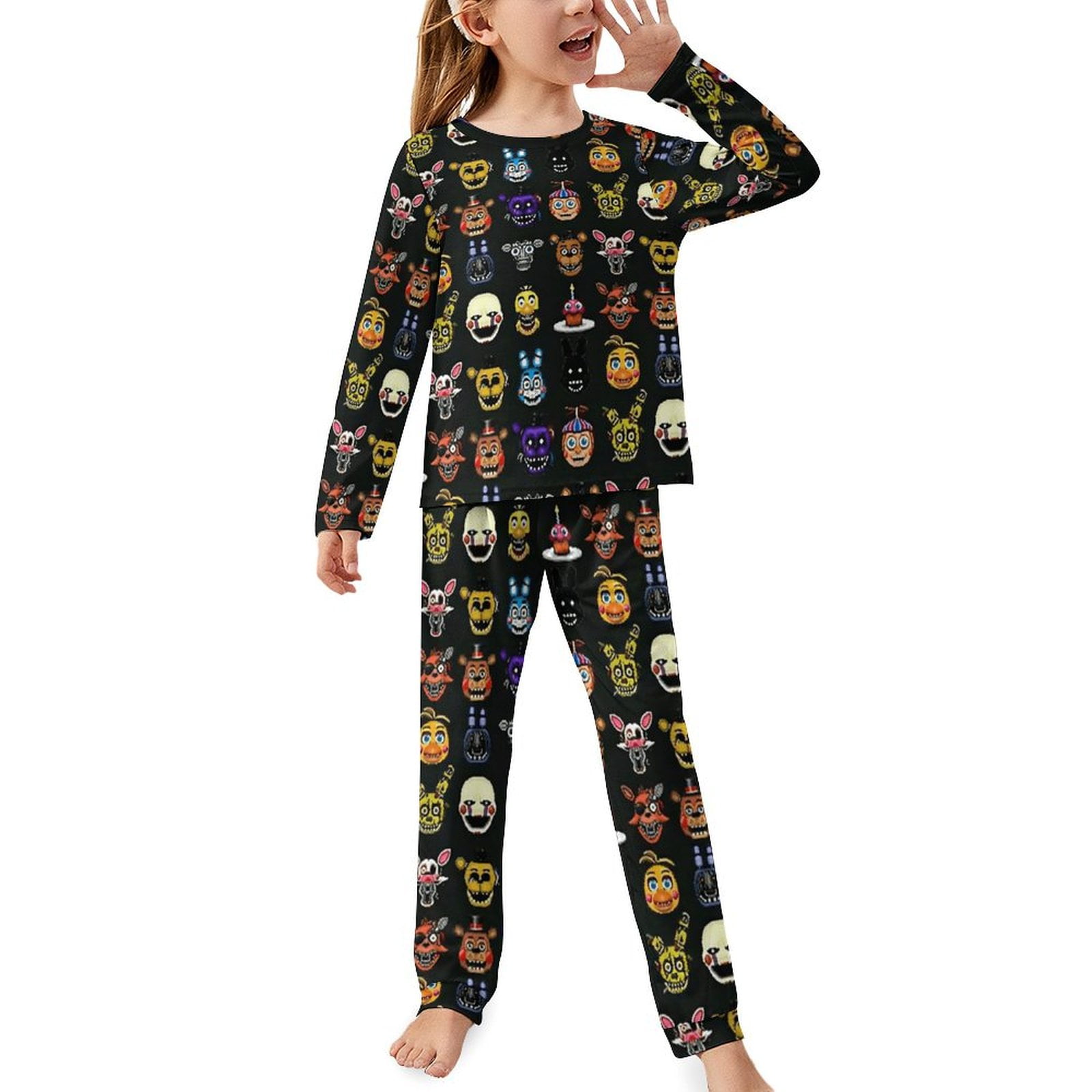 Horror Games Pajamas Five Nights at Freddy's Sleepwear Sets Halloween ...