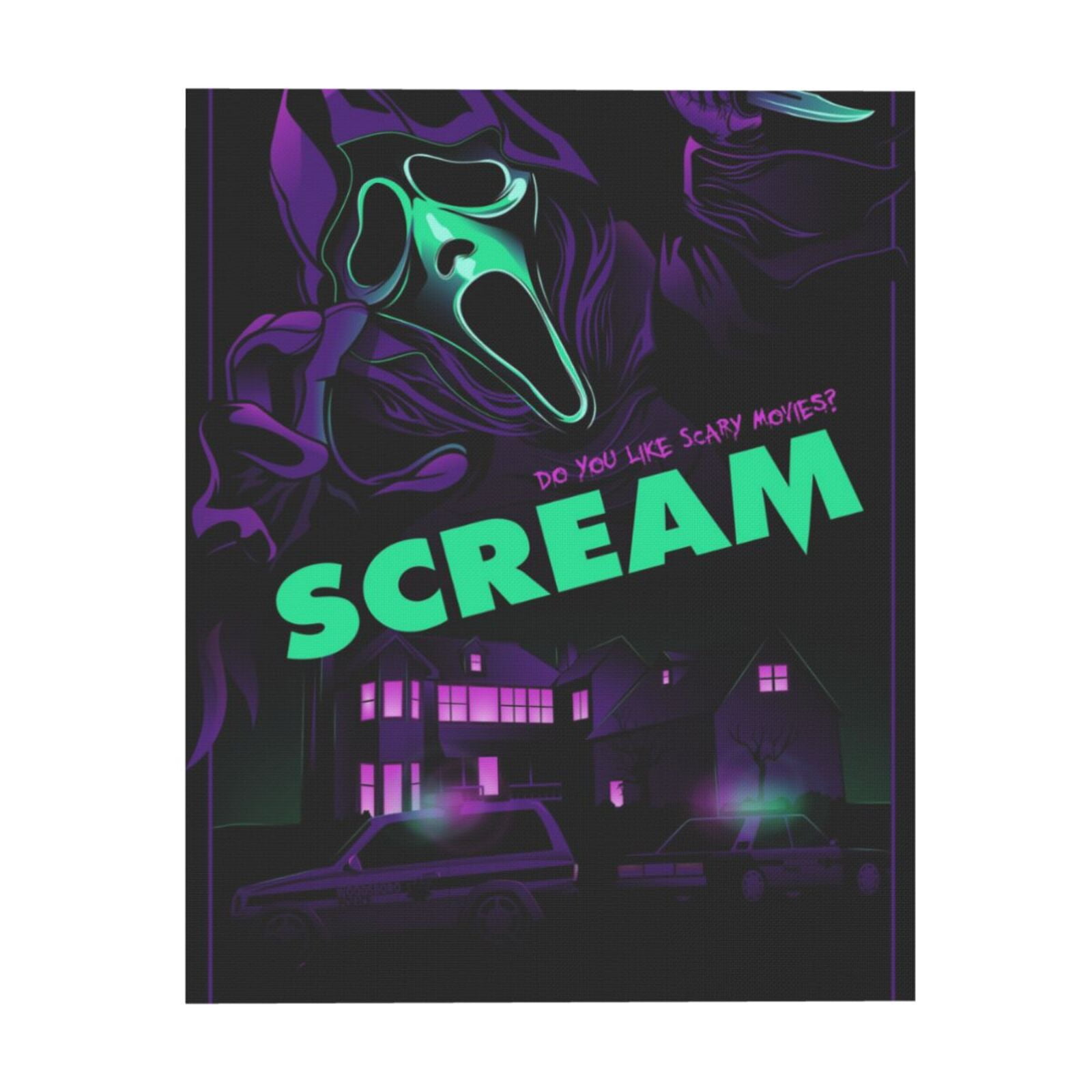 Horror Ghostface Scream Canvas Decorative Poster Art Picture Painting ...