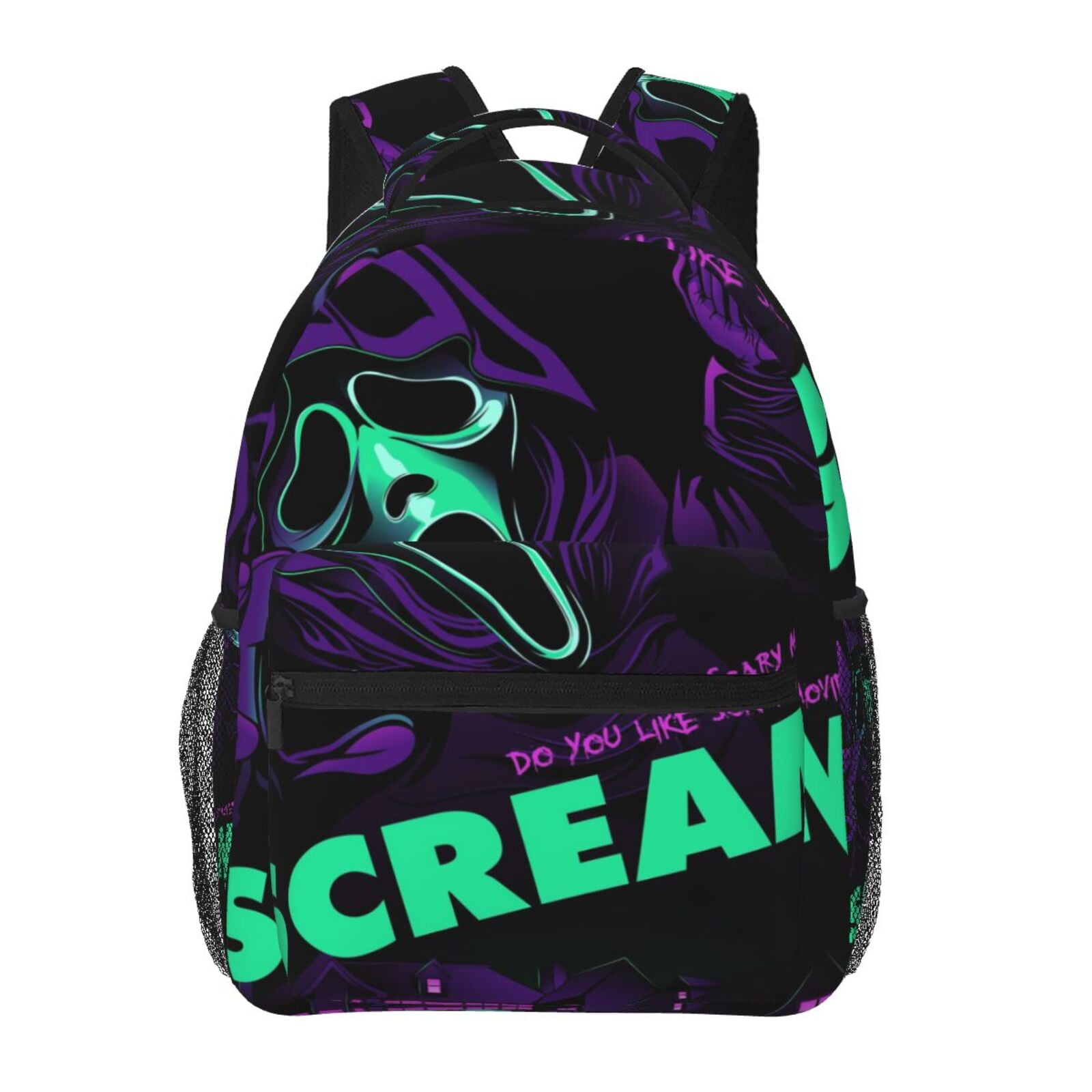 Horror Ghostface Scream Casual Backpack Schoolbag Large Capacity ...