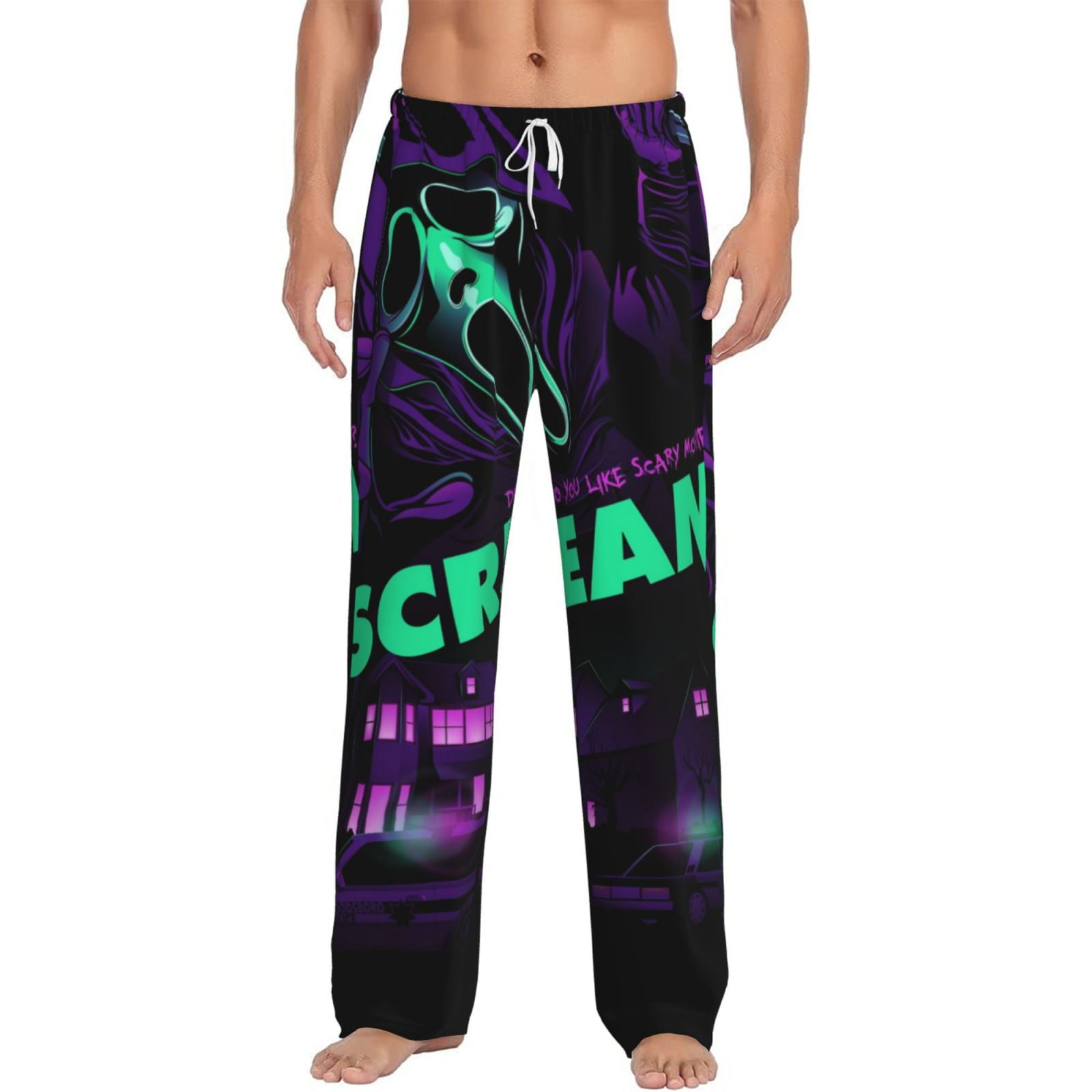 Horror Ghostface Scream Men's Pajama Pants Lounge Fashion Cozy Daily ...