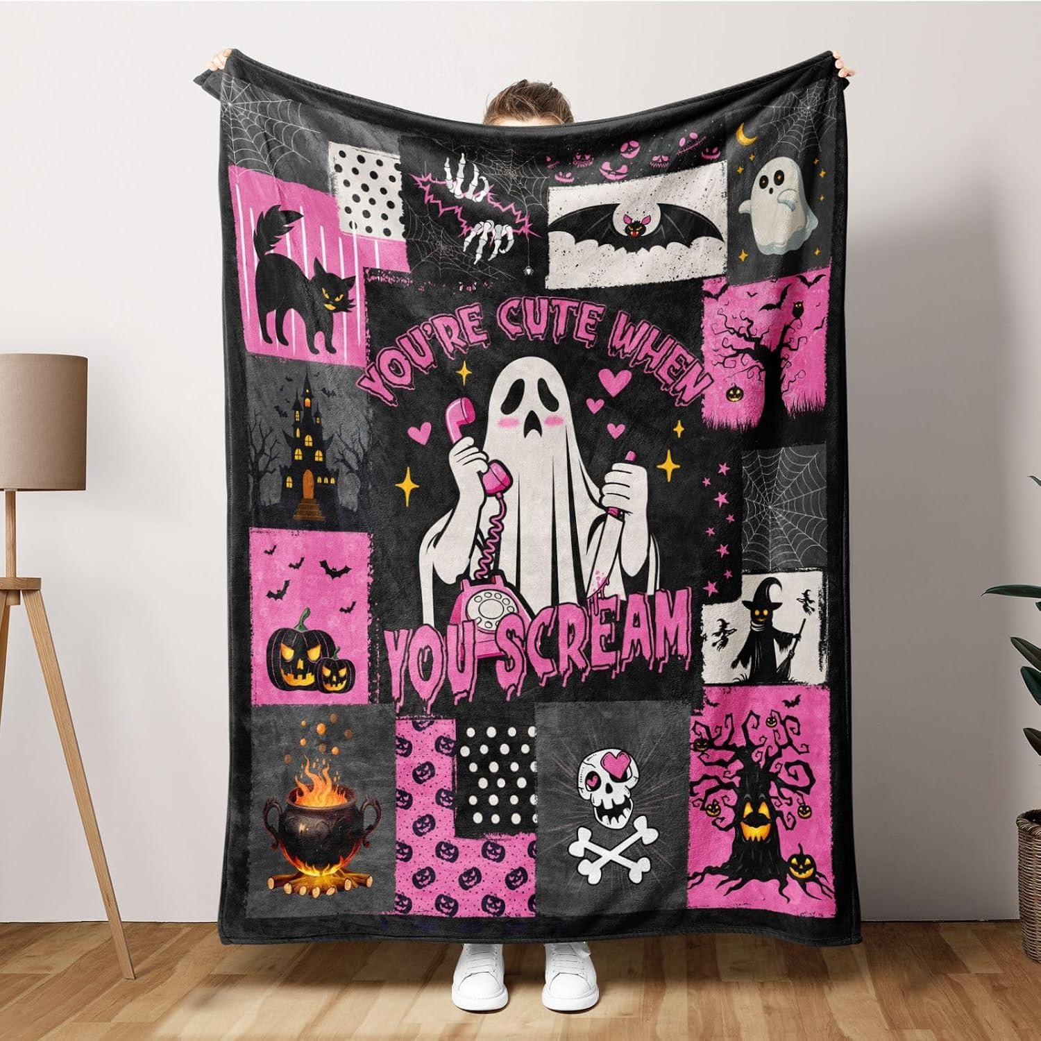 Horror Gifts for Women Men - Ghost Throw Blanket, Horror Movie Gifts ...