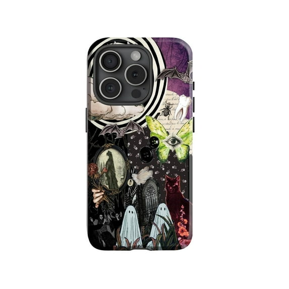 Horror Gothic Collage Phone Case Dark Retro Halloween Art with iPhone ...