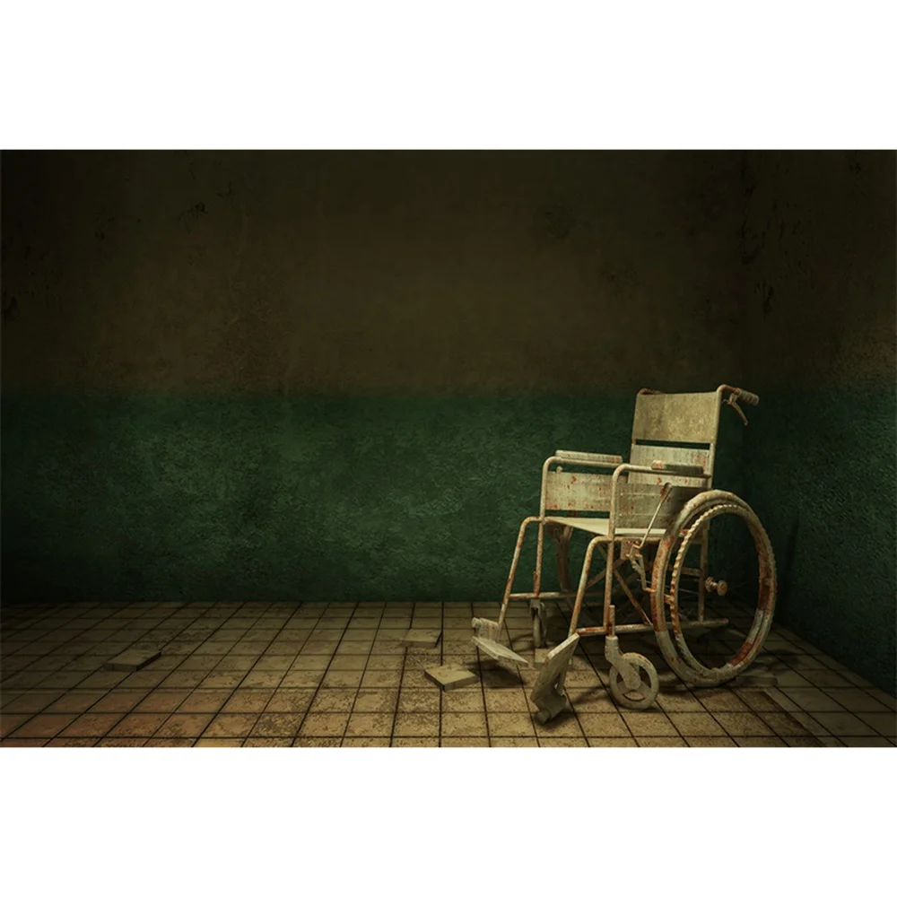 Horror Hallowe ration Photography Backdrop Creepy Hospital Classroom ...